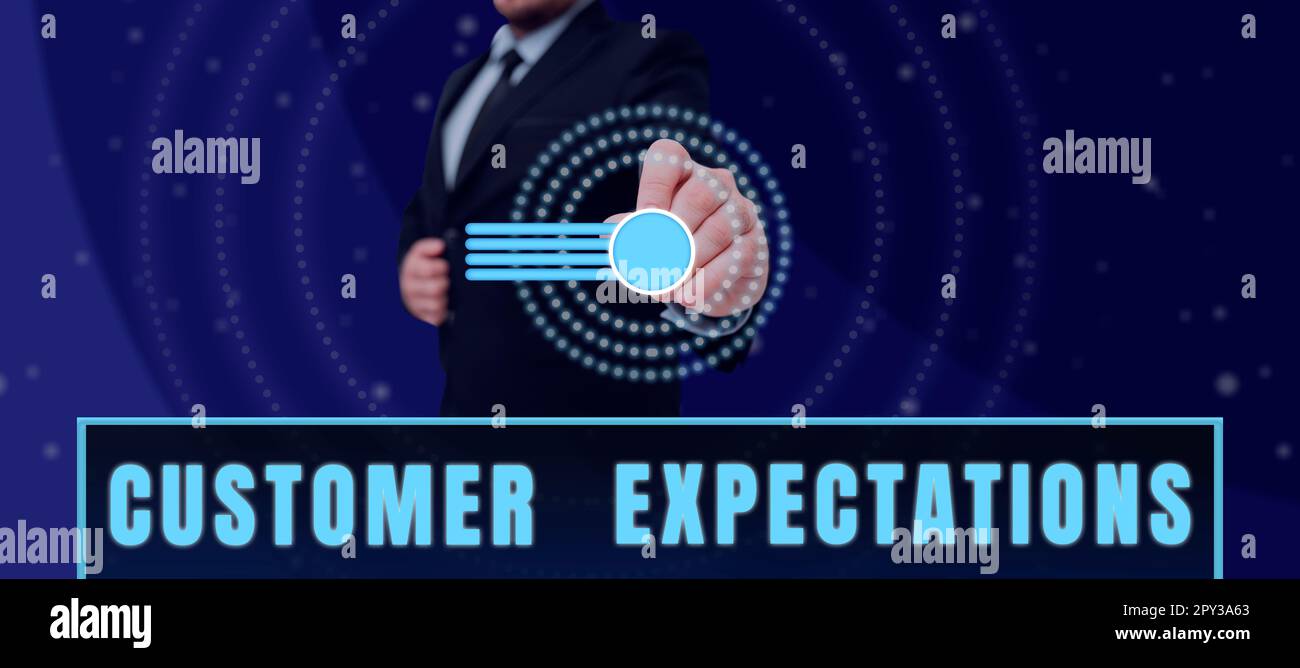 Handwriting text Customer Expectations, Conceptual photo Benefits a ...