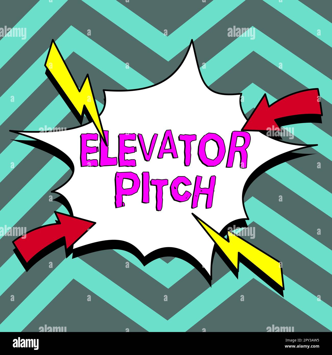 Text sign showing Elevator Pitch, Word Written on A persuasive sales ...