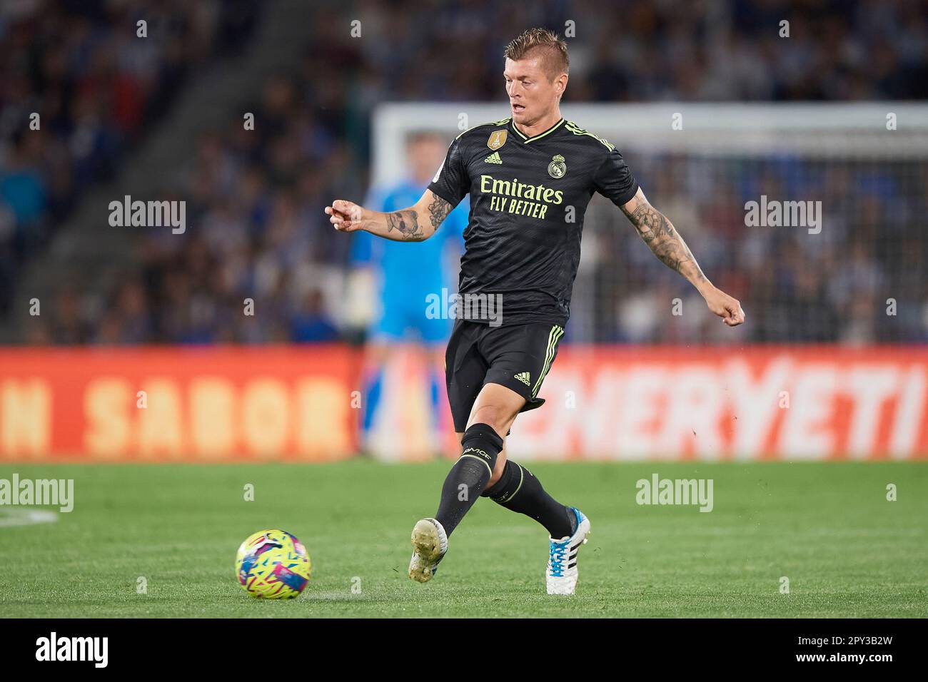San Sebastian, Spain. 02nd May, 2023. Toni Kroos of Real Madrid CF ...