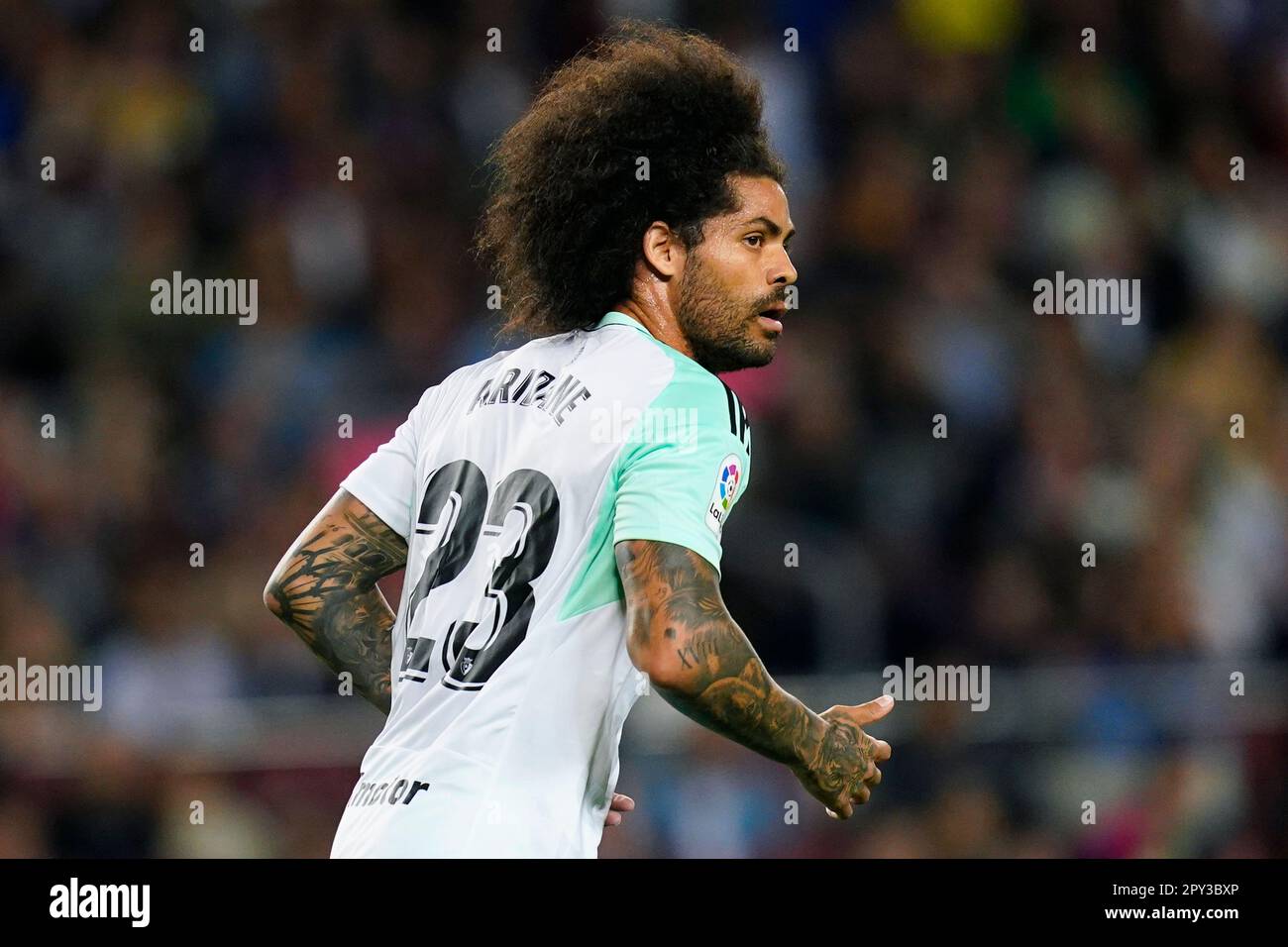 Barcelona, Spain. 02nd May, 2023. Aridane Hernandez of CA Osasuna ...