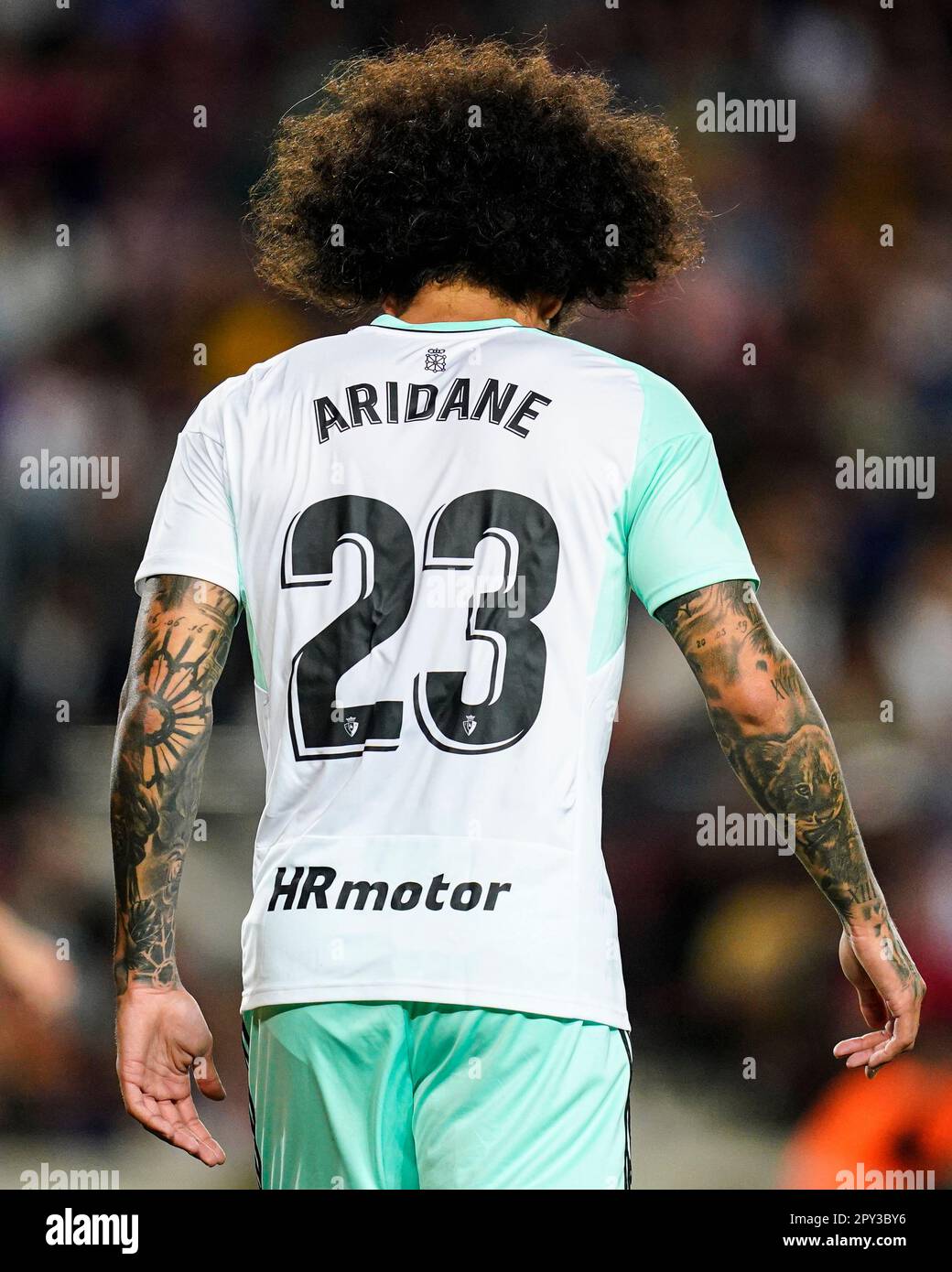 Barcelona, Spain. 02nd May, 2023. Aridane Hernandez of CA Osasuna ...