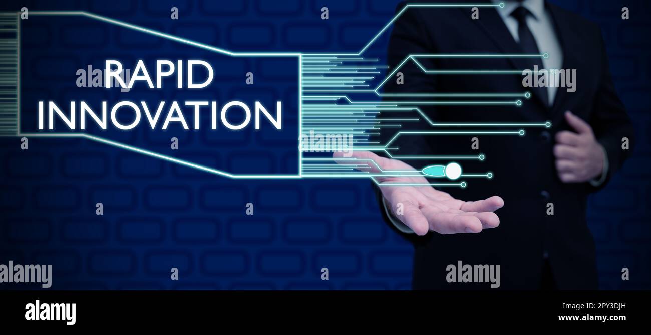 Text caption presenting Rapid Innovation, Business overview ... Text caption presenting Rapid Innovation, Business overview ...