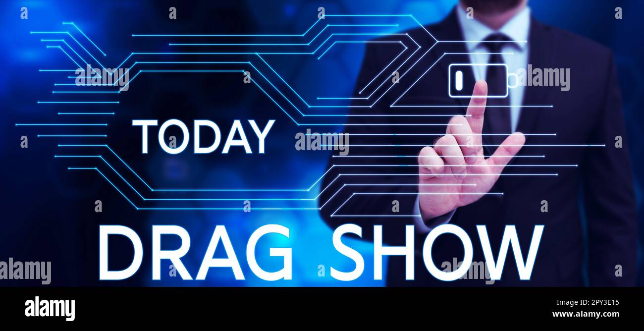 Conceptual caption Drag Show, Internet Concept competitive event where ... Conceptual caption Drag Show, Internet Concept competitive event where ...