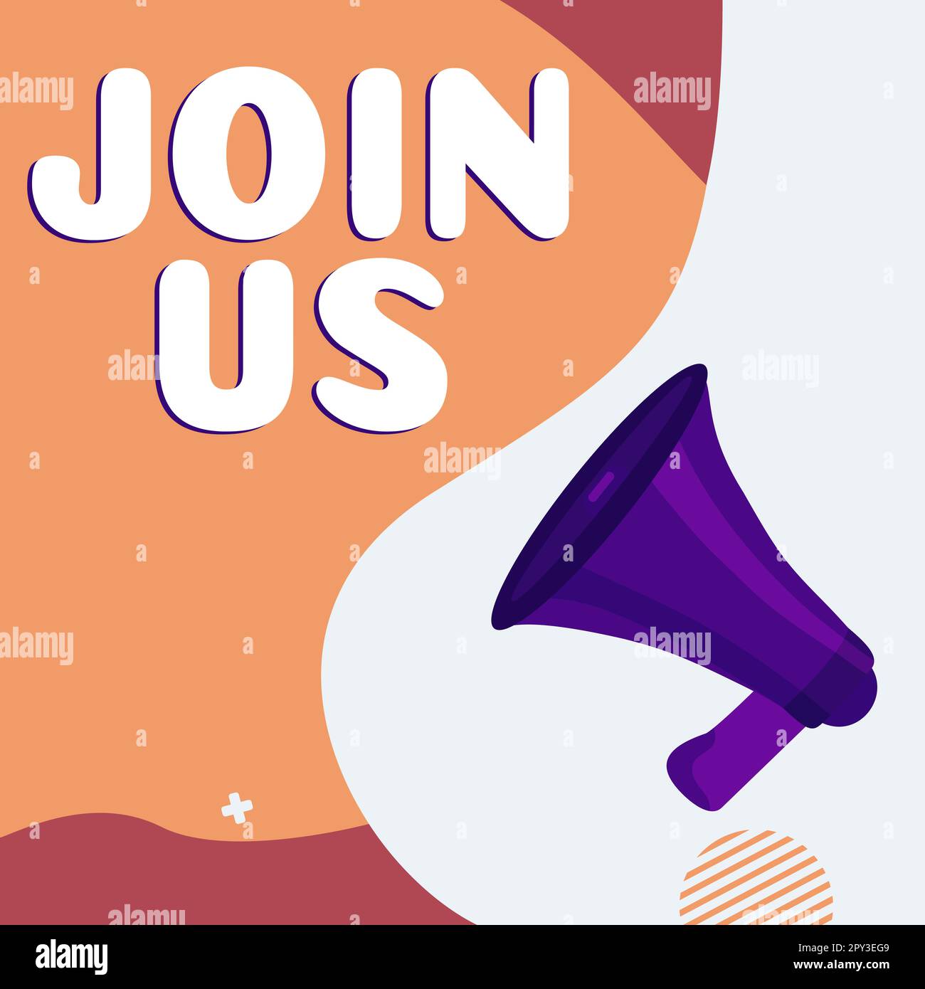 Hand writing sign Join Us, Business overview Register in community Team ...