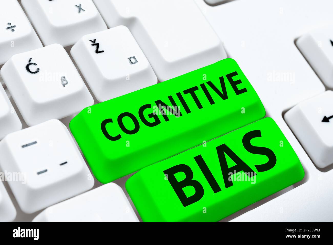 Hand writing sign Cognitive Bias, Word Written on Psychological ...