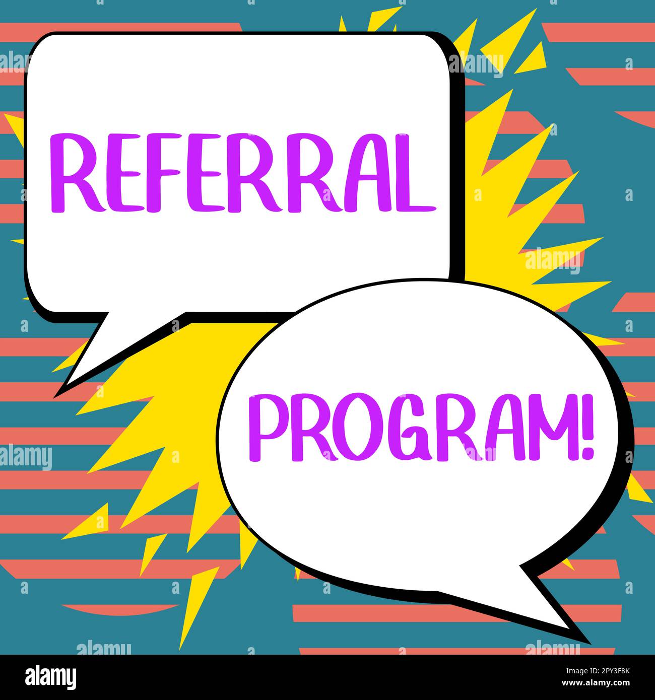 Hand writing sign Referral Program, Business idea sending own patient ...
