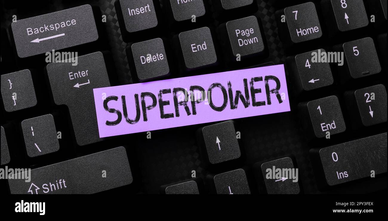 Inspiration showing sign Superpower, Business idea a power or ability ...