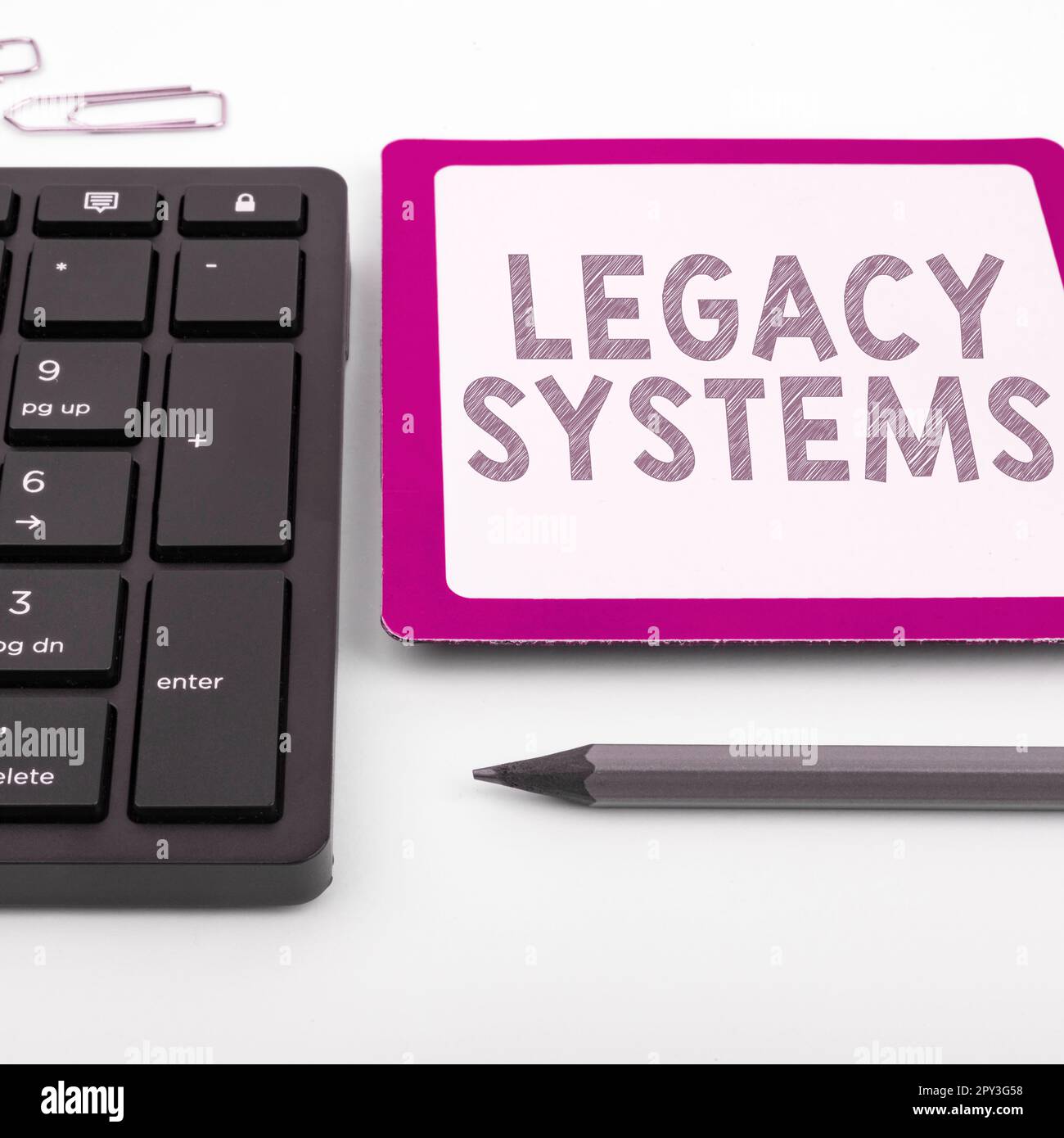 Sign displaying Legacy Systems, Conceptual photo old method technology ...