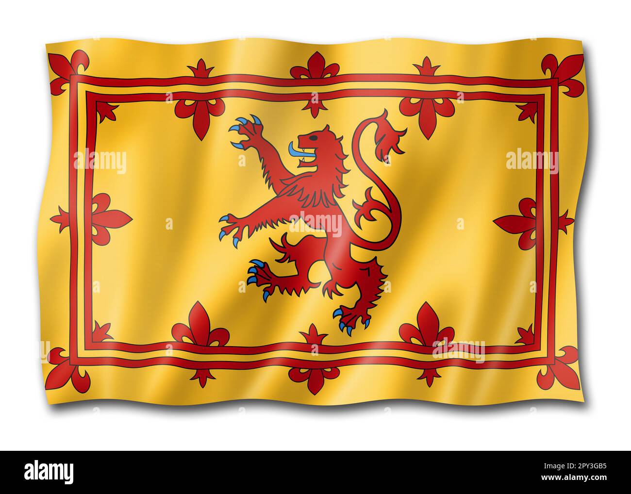 Royal arms of scotland illustration Cut Out Stock Images & Pictures - Alamy