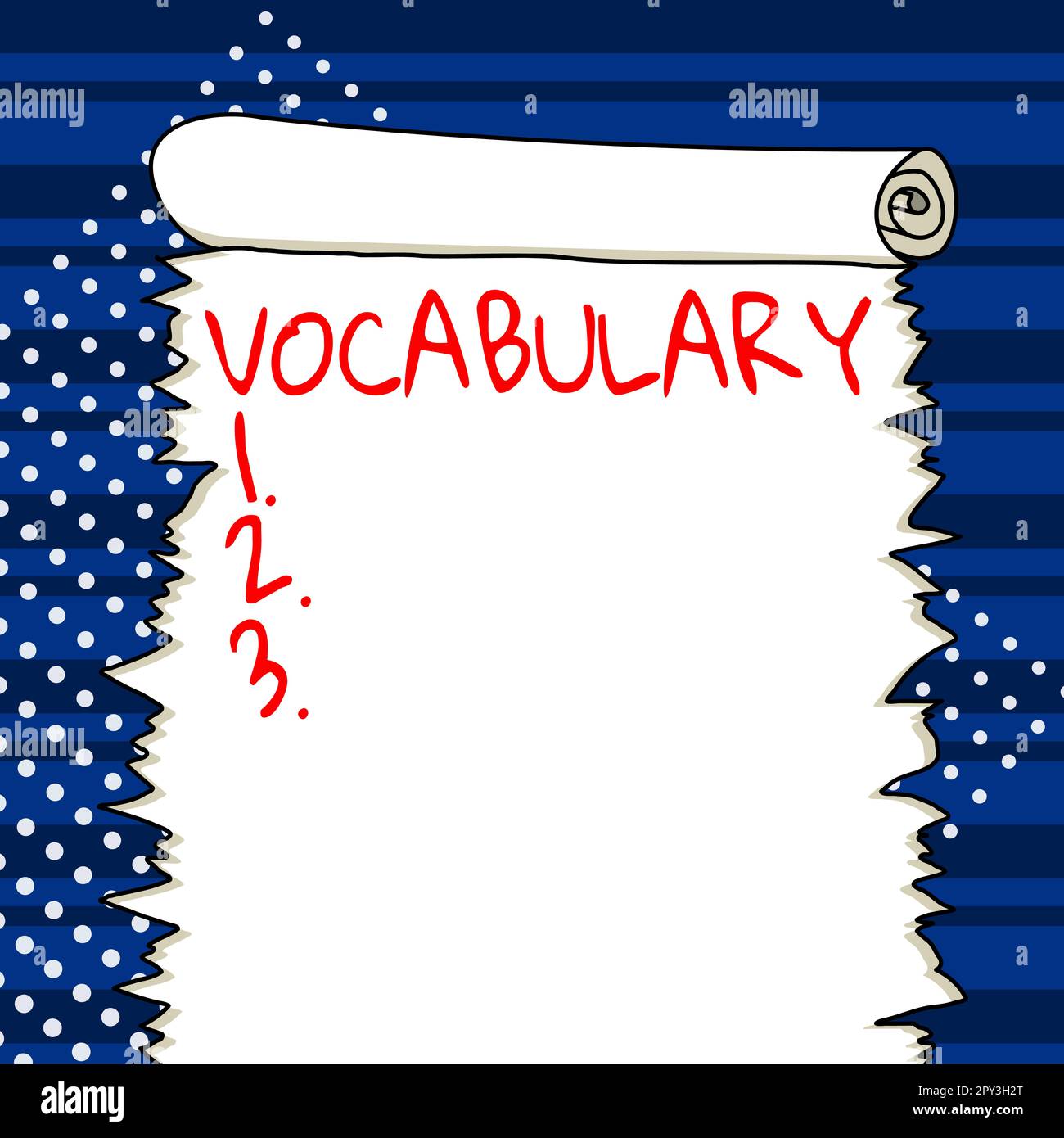 Text sign showing Vocabulary, Business showcase collection of words and ...