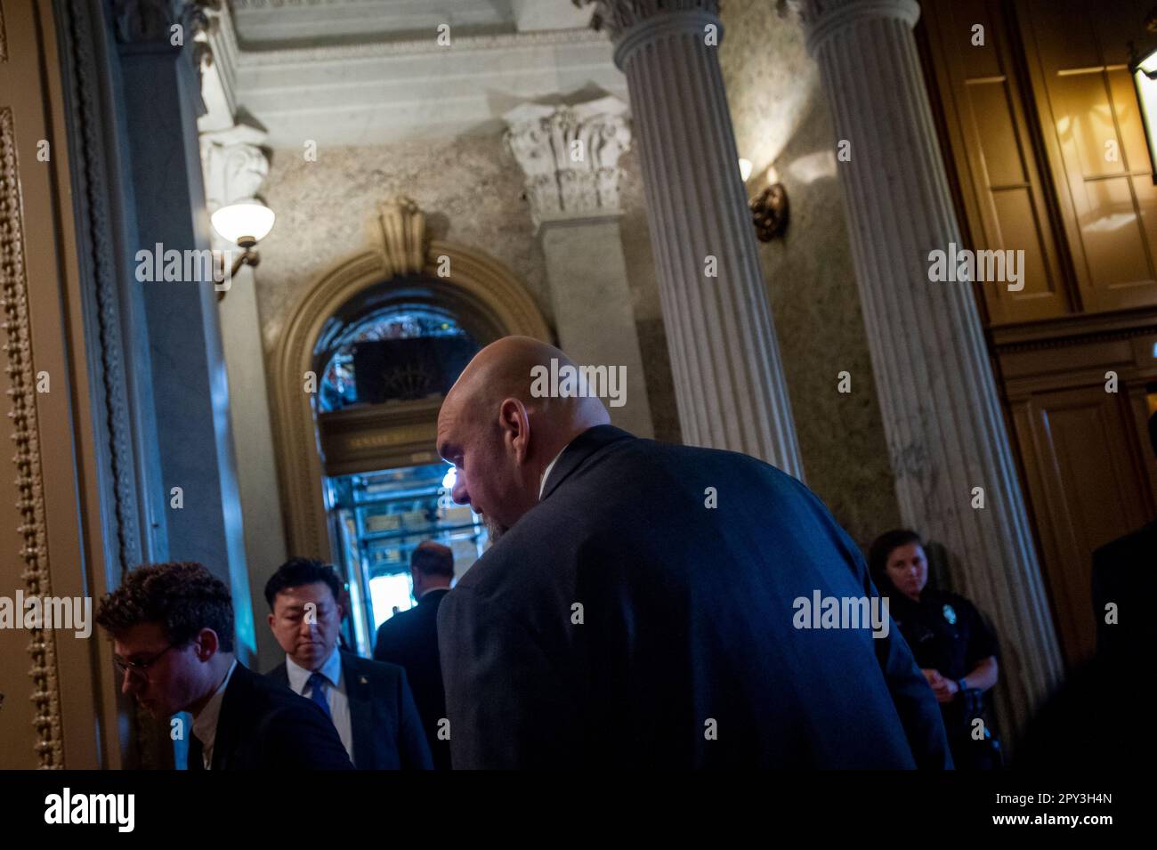 United States Senator John Fetterman (Democrat of Pennsylvania) arrives ...