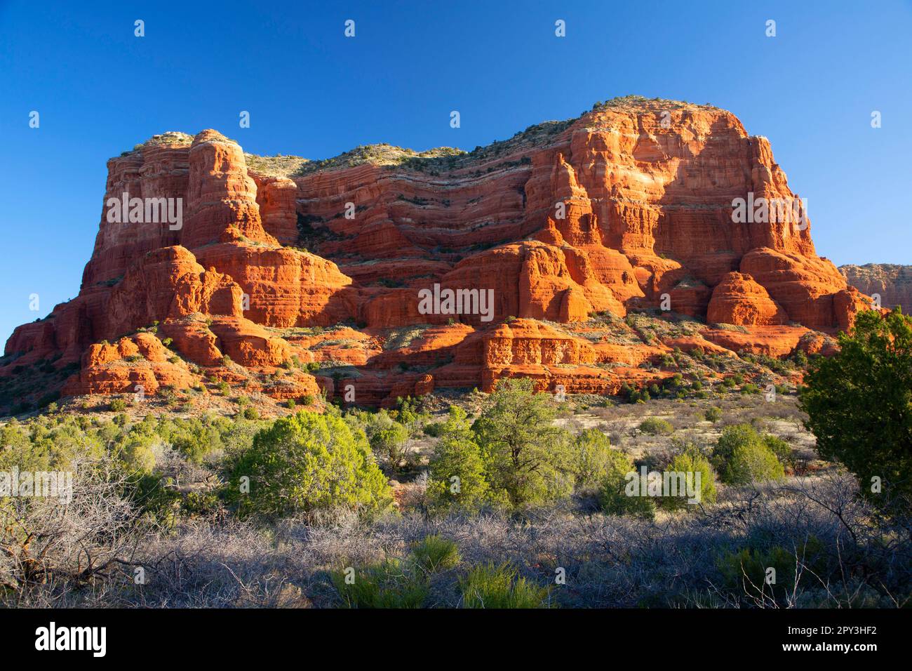 Courthouse Butte, Red Rock Country, Coconino National Forest, Arizona ...