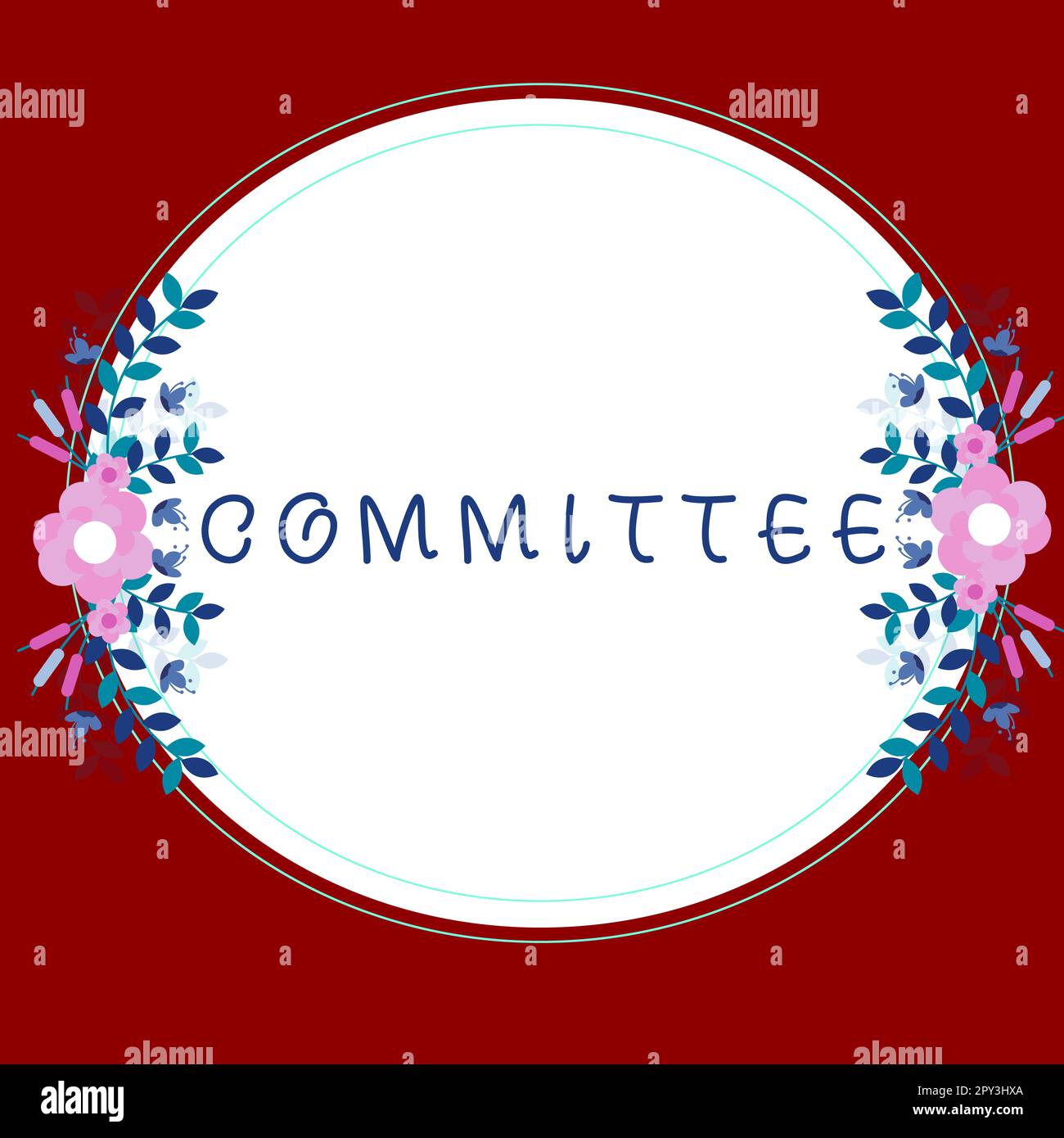 Conceptual caption Committee, Business approach Group of people ...