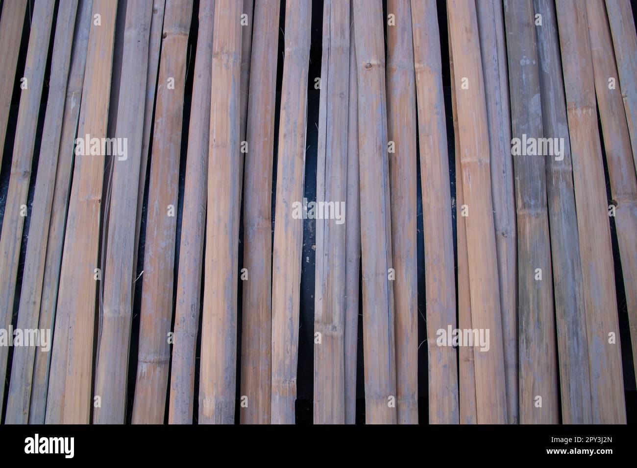 Dirty dry bark bamboo wood texture background for weaving handcraft ...