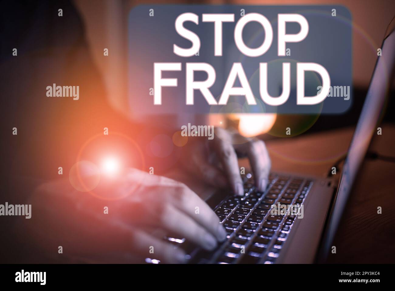 Inspiration showing sign Stop Fraud, Word for campaign advices people ...
