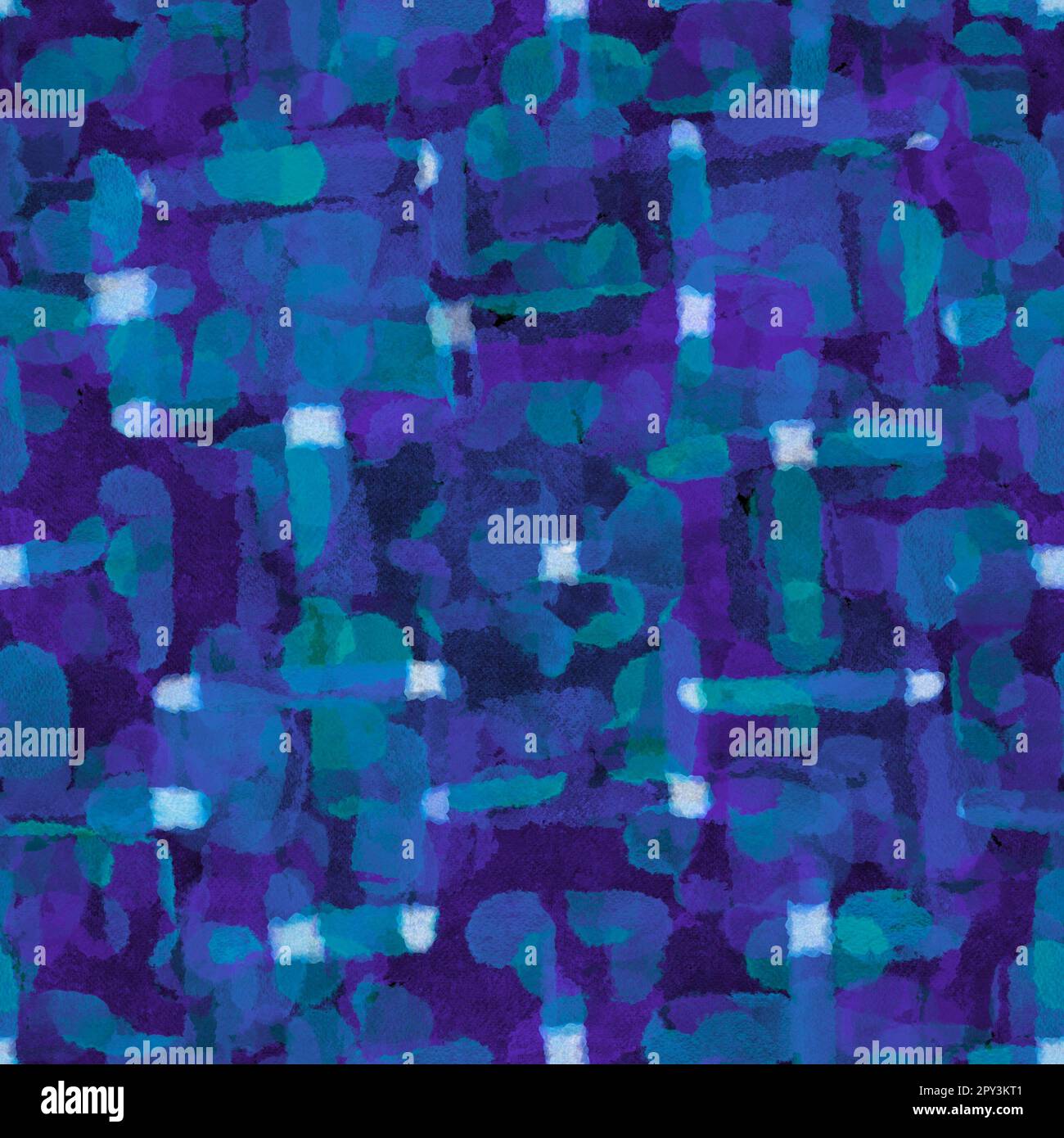 Abstract watercolor seamless paint spots pattern for wrapping paper and ...