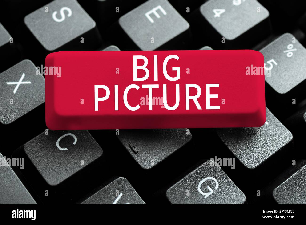 Writing displaying text Big Picture, Business approach most important ...