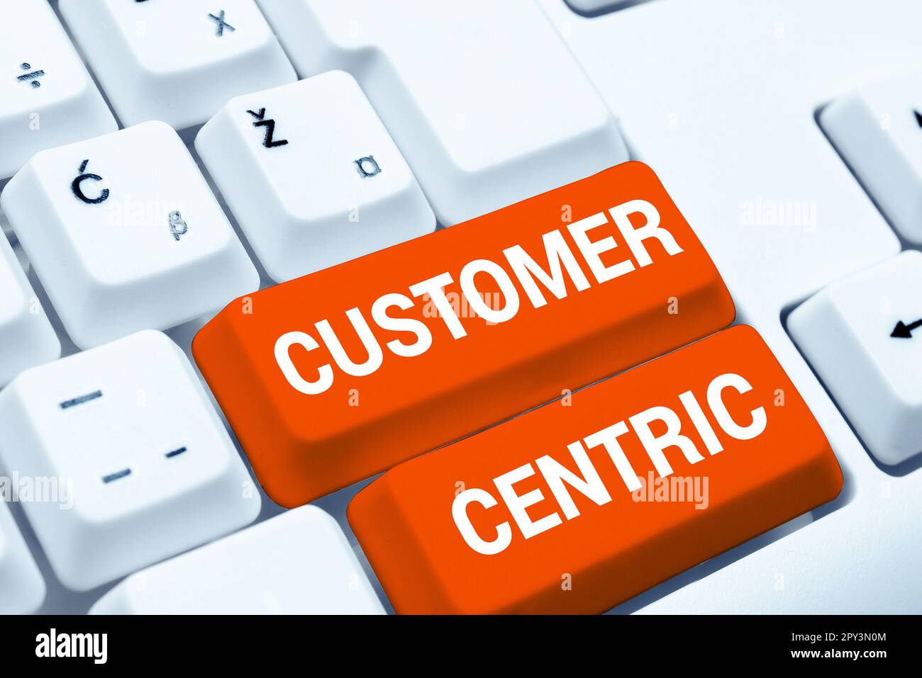 Text sign showing Customer Centric, Business idea process of looking ...