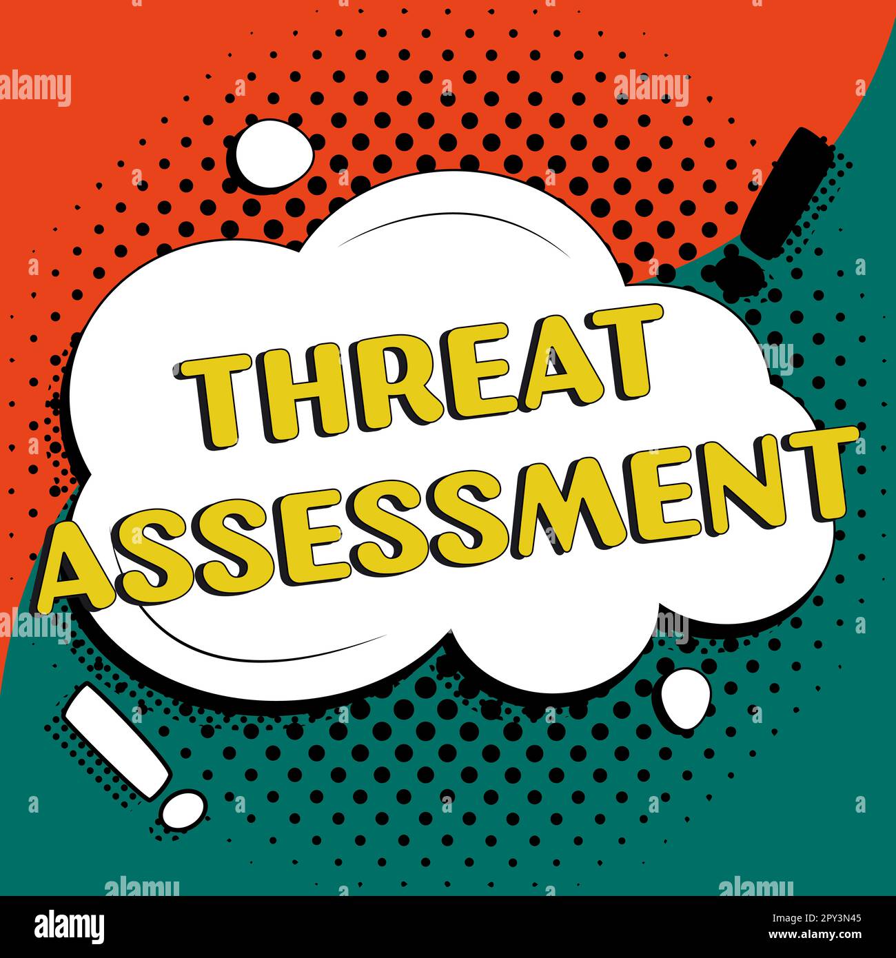 Hand writing sign Threat Assessment, Business idea determining the ...