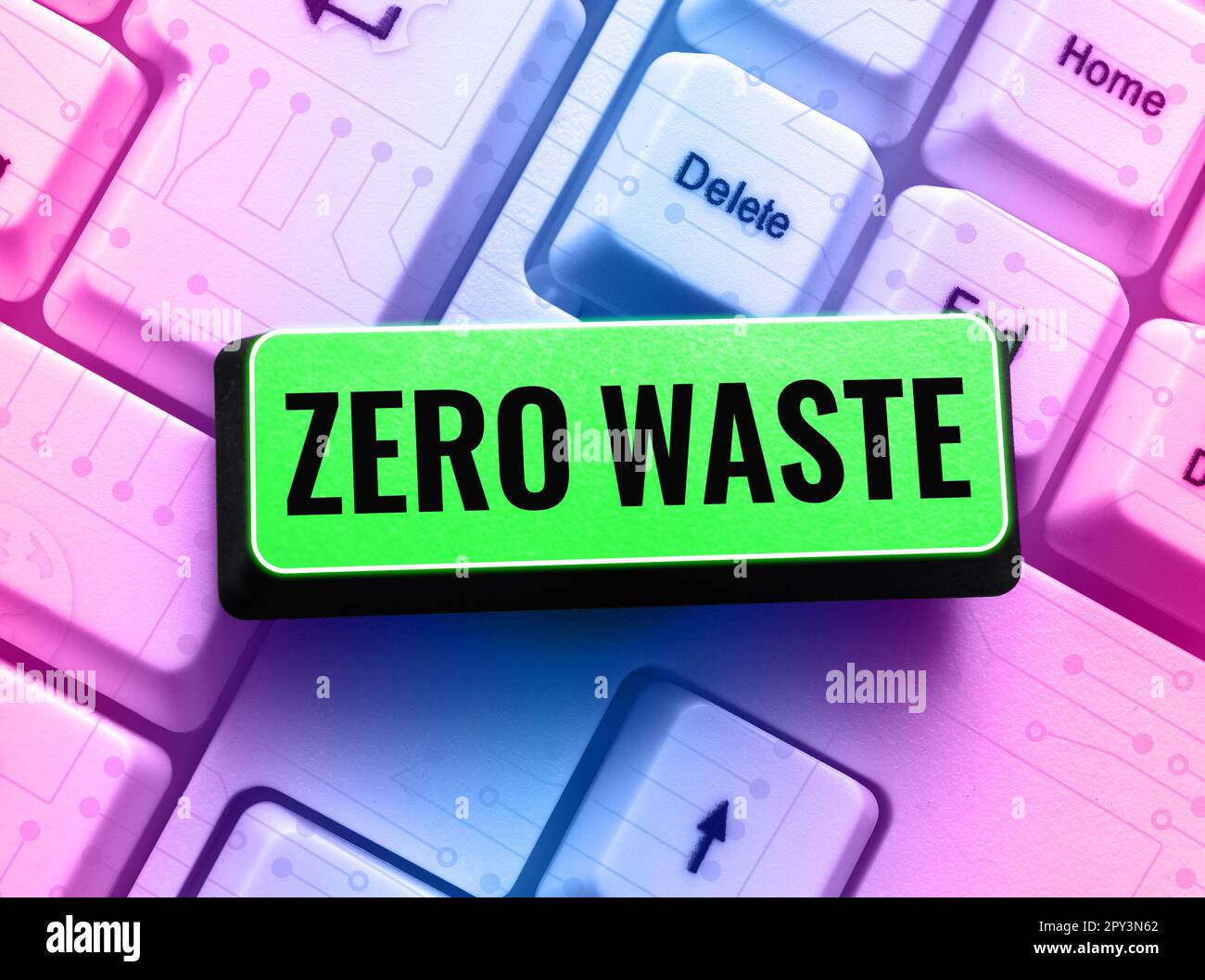 Handwriting text Zero Waste, Word for industrial responsibility ...