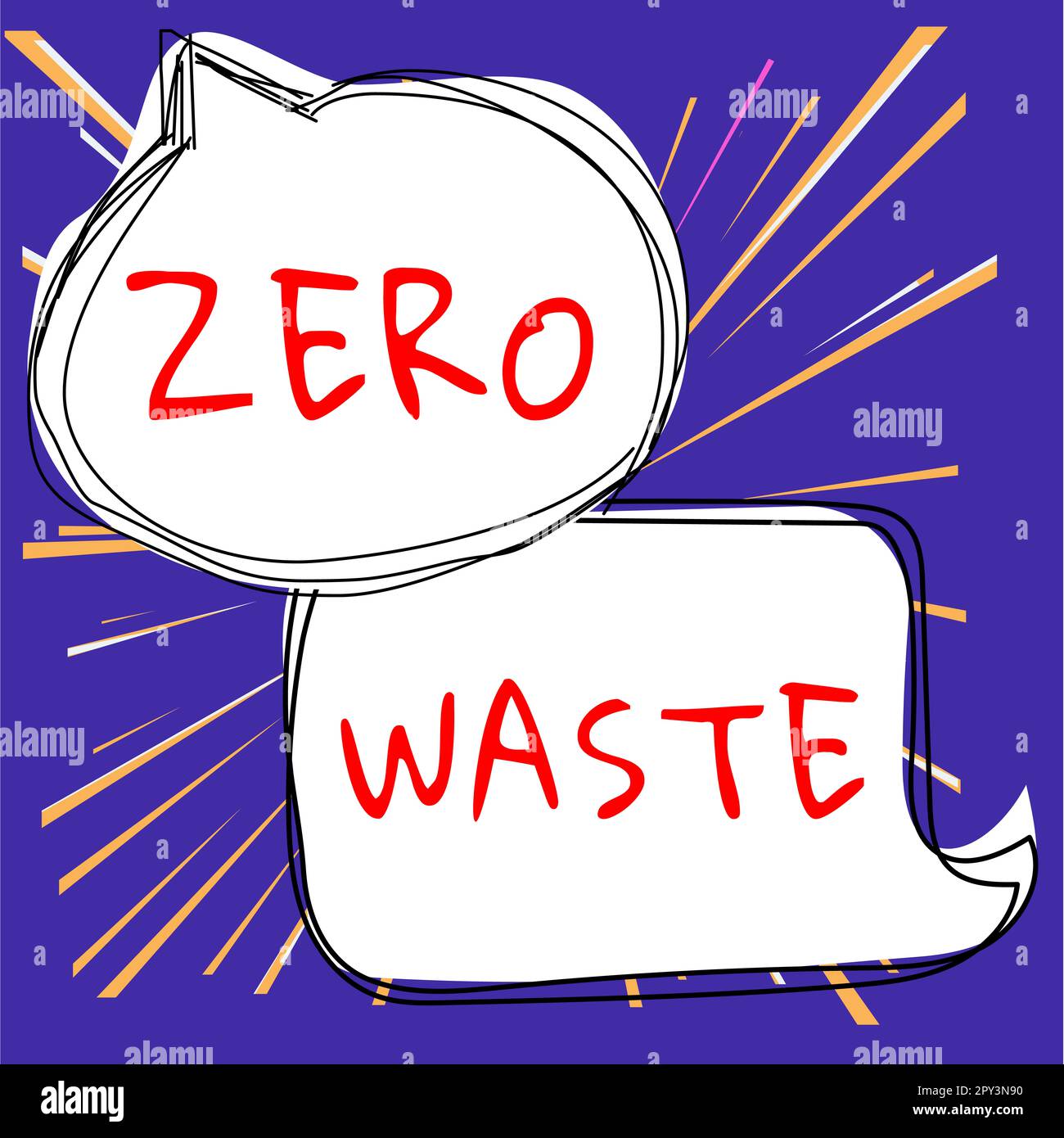 Text showing inspiration Zero Waste, Word Written on industrial ...