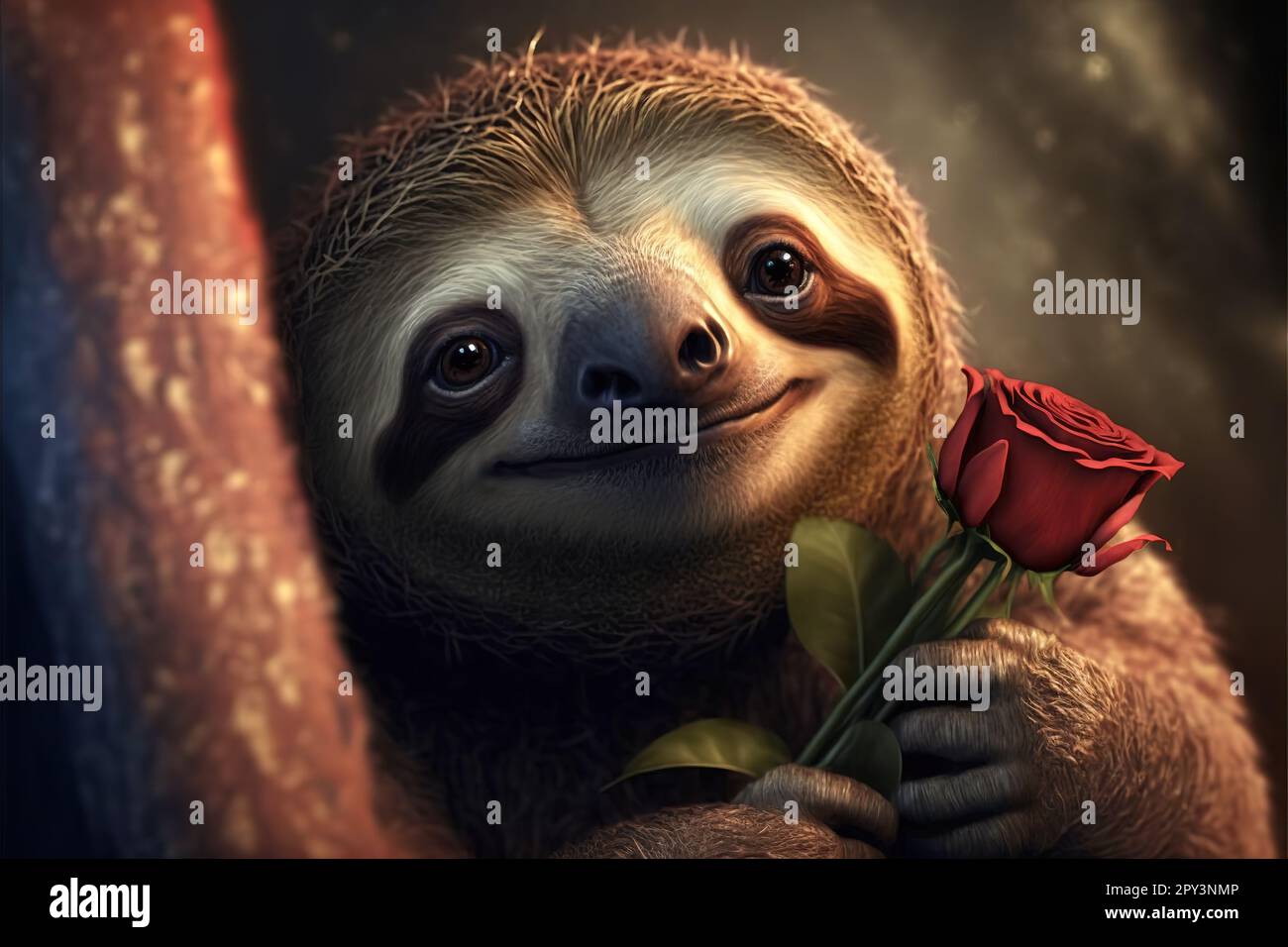 Sloth fantasy art hi-res stock photography and images - Alamy
