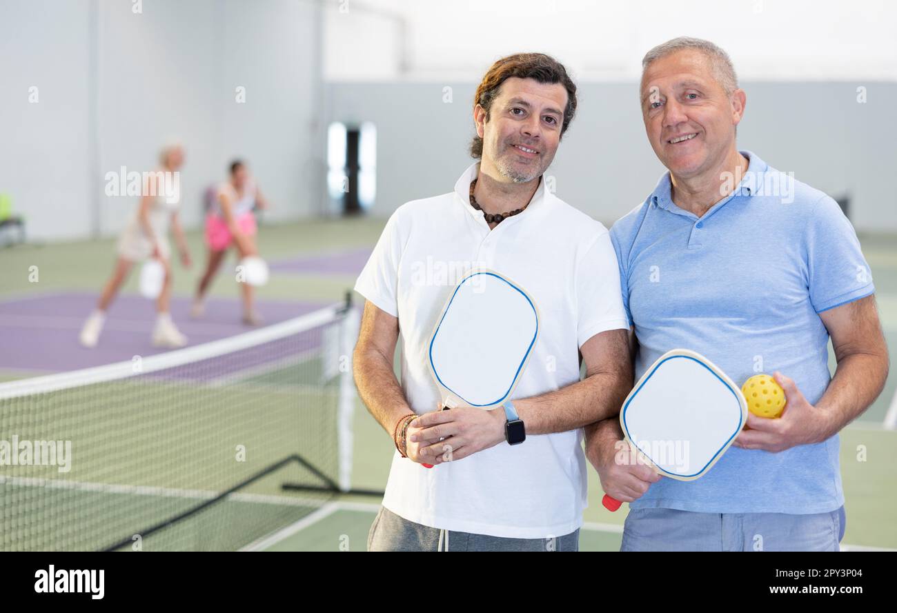 Male pickleball hi-res stock photography and images - Alamy