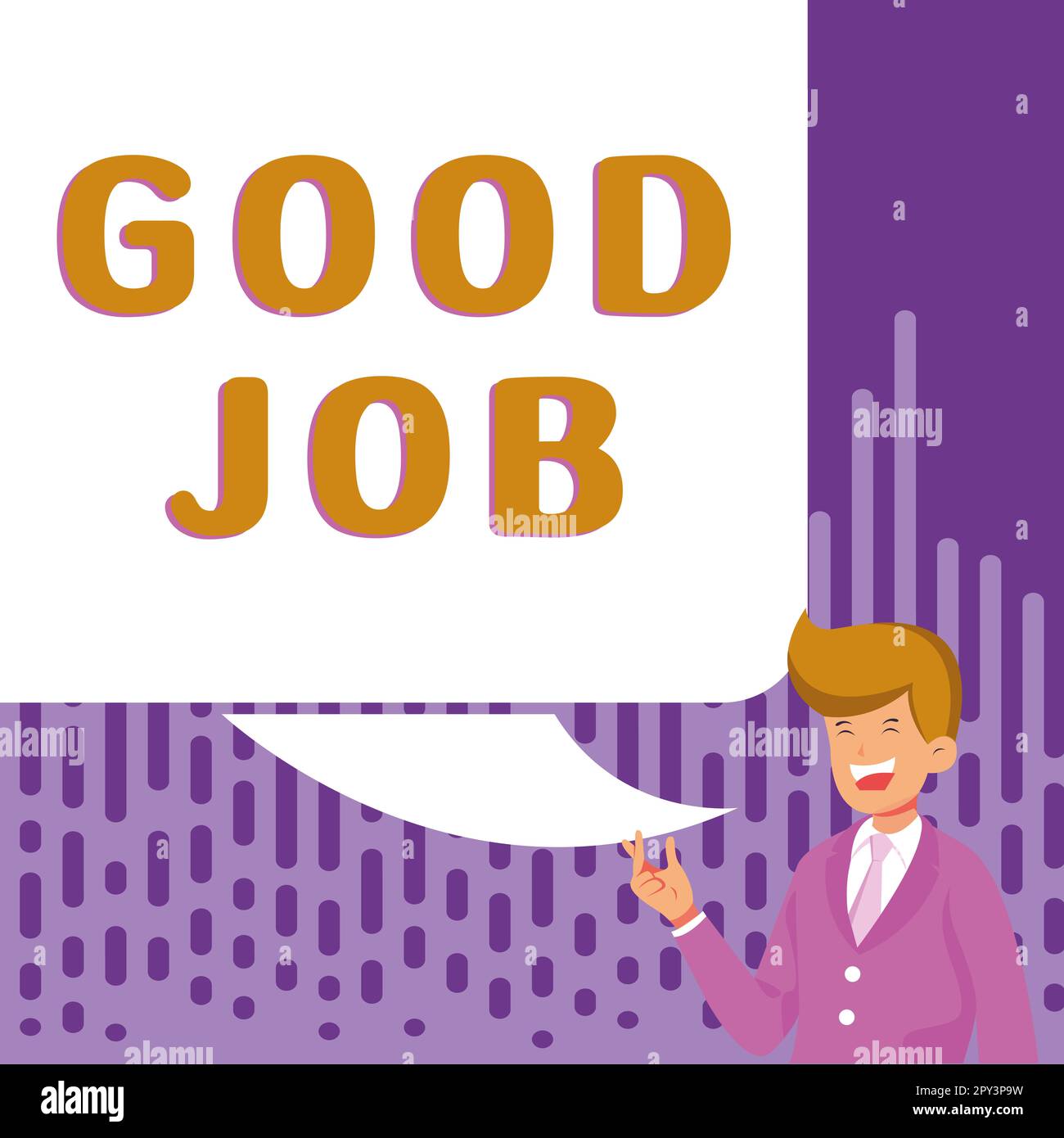 Handwriting text Good Job, Business showcase encourage someone for his ...