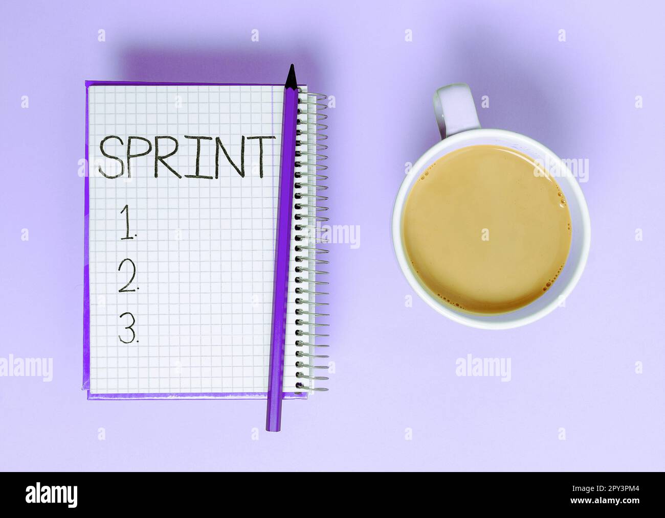 Text sign showing Sprint, Concept meaning to move at top speed ...