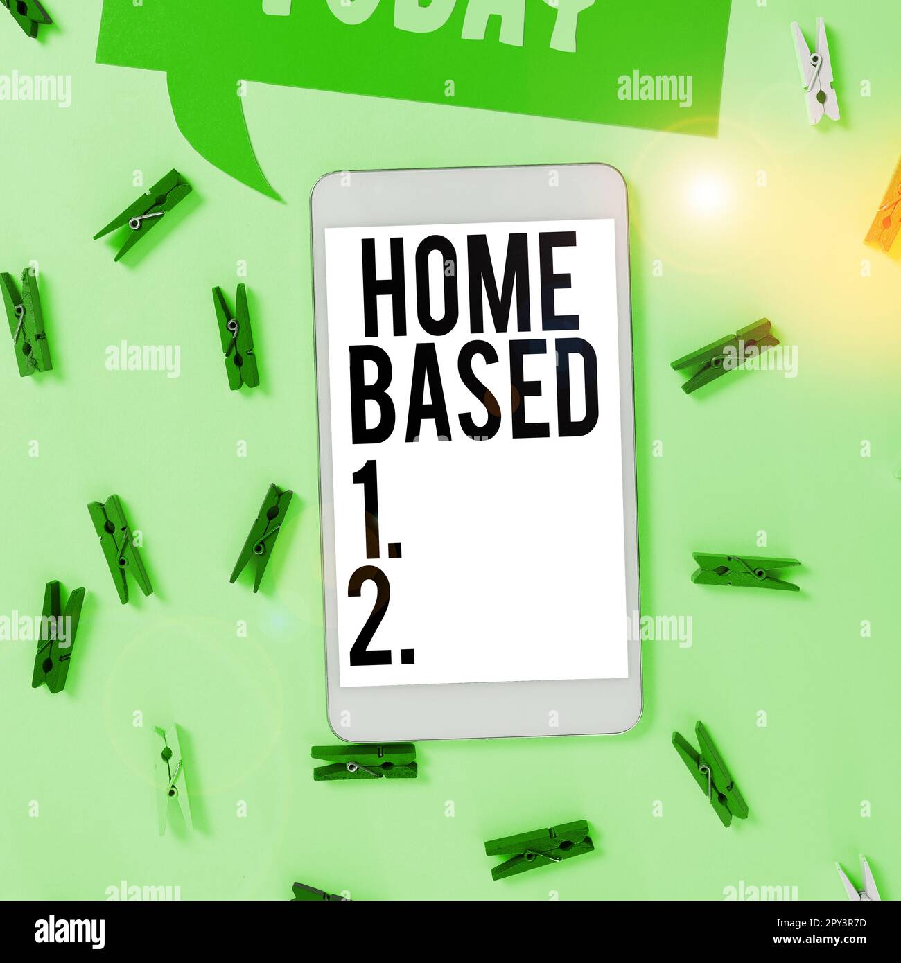 Sign displaying Home Based, Business concept banking transactions are ...