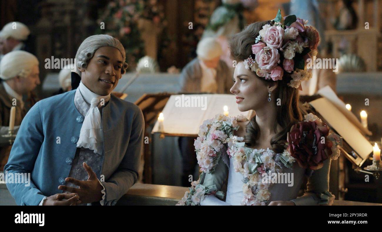 CHEVALIER, from left: Kelvin Harrison Jr. as Joseph Bologne, Chevalier ...