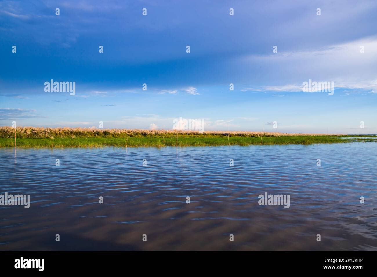 Beautiful landscape view of Padma river in Bangladesh Stock Photo - Alamy