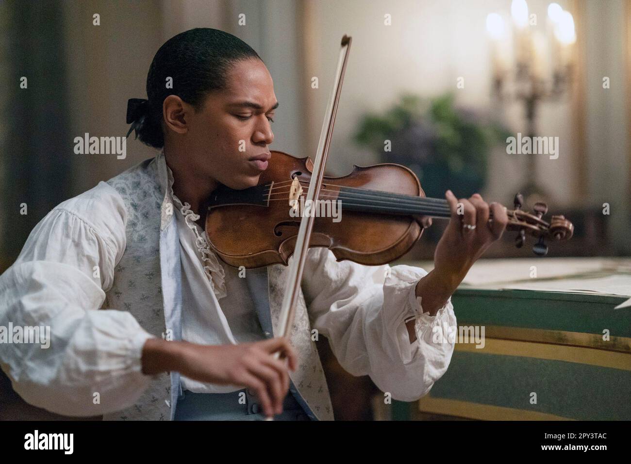 CHEVALIER, Kelvin Harrison Jr. as Joseph Bologne, Chevalier de Saint ...