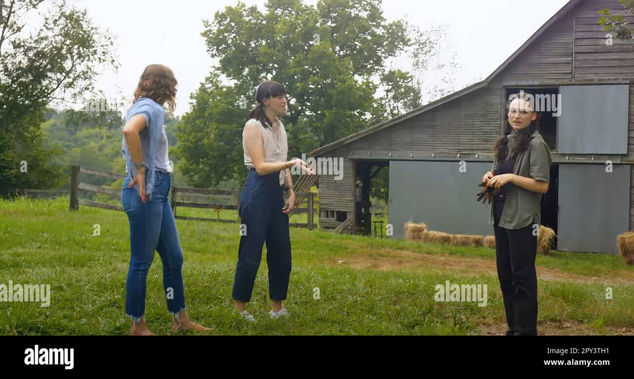 GOING NOWHERE, from left: Diana Irvine, Isabel Shill, Devon Wycoff ...