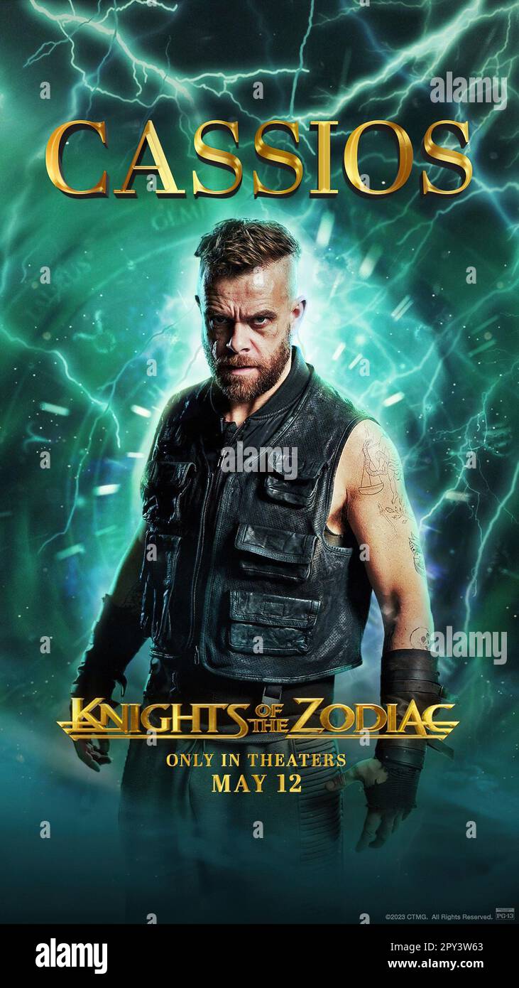 KNIGHTS OF THE ZODIAC, US character poster, Nick Stahl, 2023. © Sony Pictures Entertainment ...