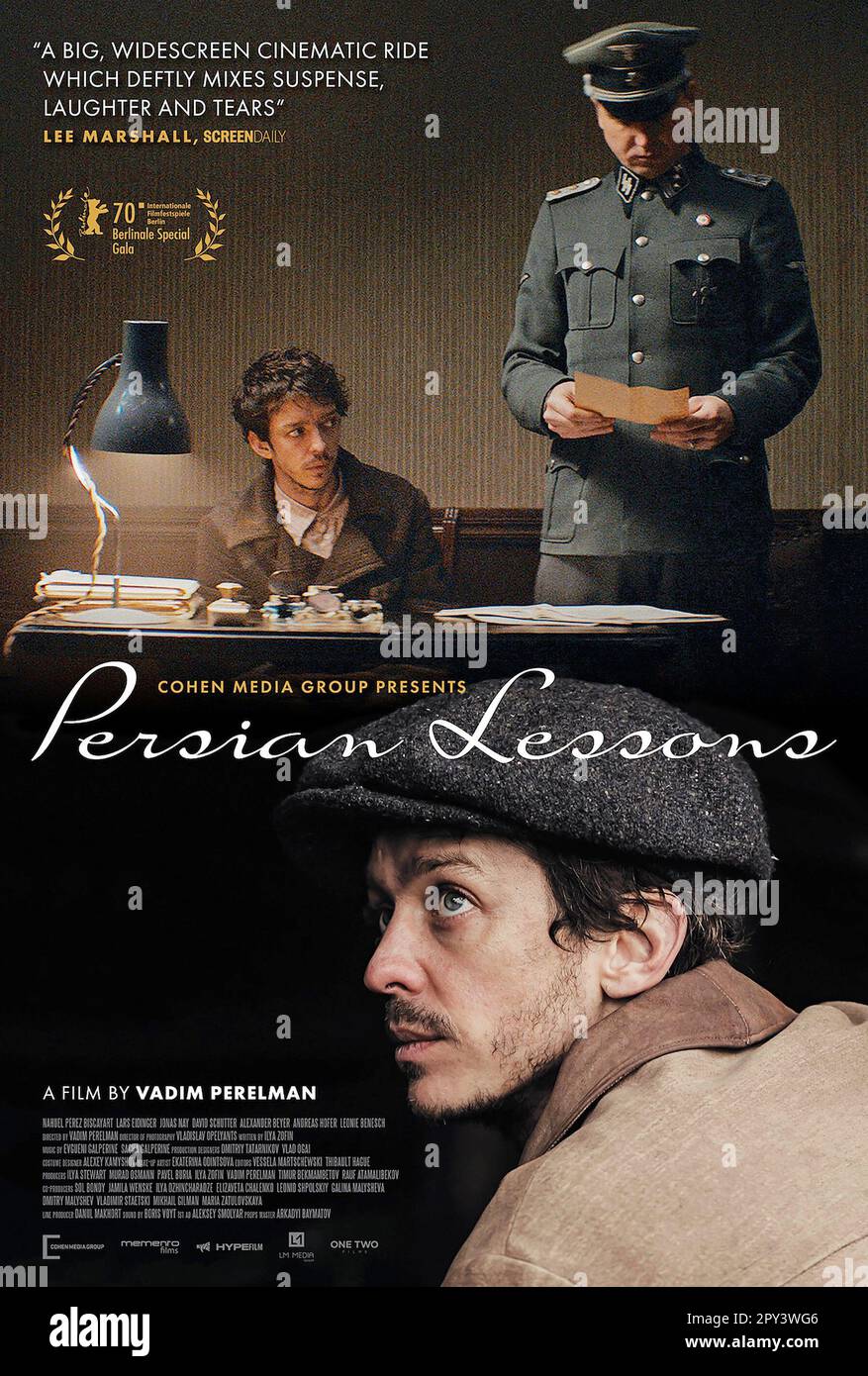 PERSIAN LESSONS, (aka PERSISCHSTUNDEN), US poster, Nahuel Perez ...