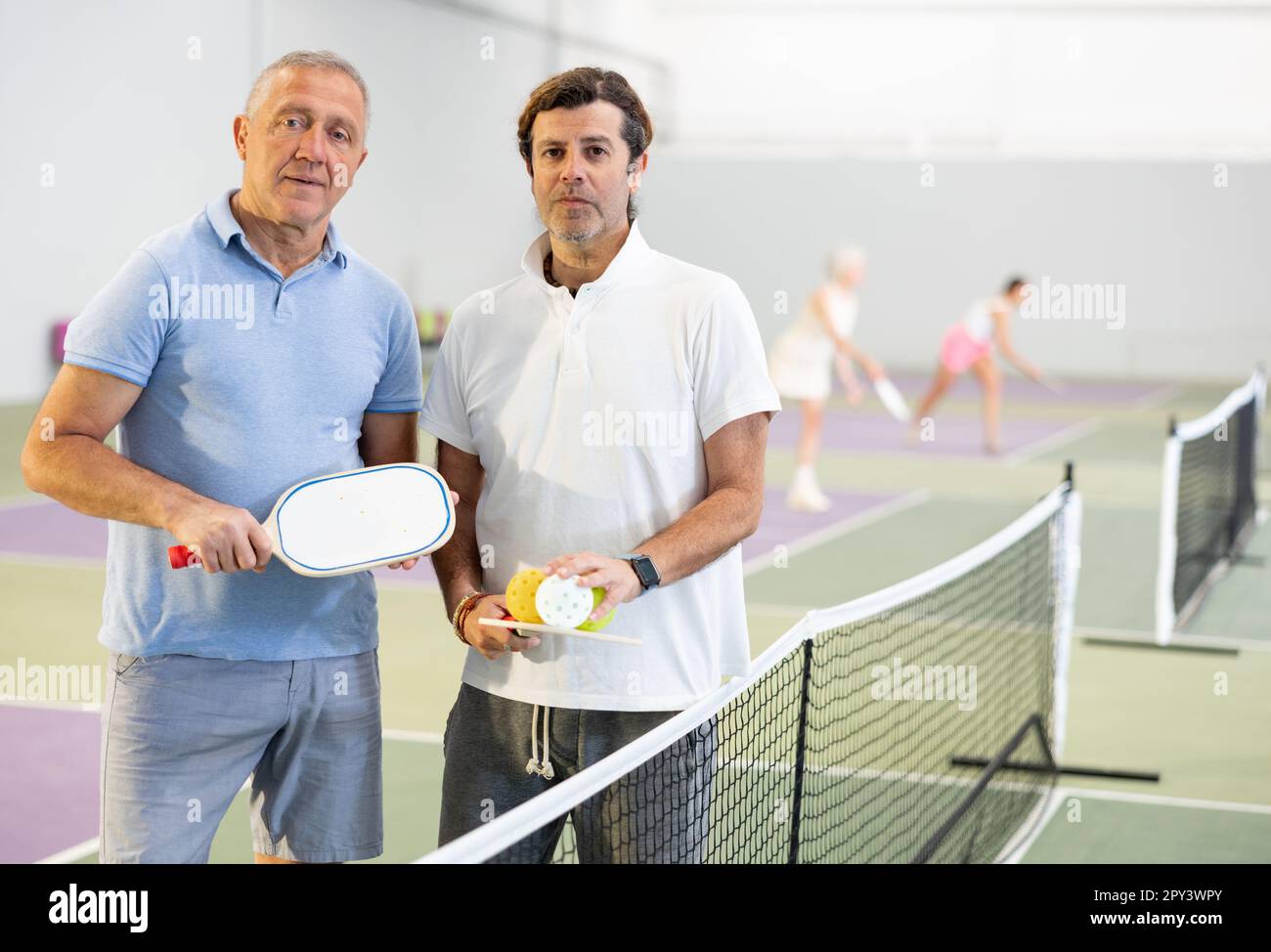 Male pickleball hi-res stock photography and images - Alamy