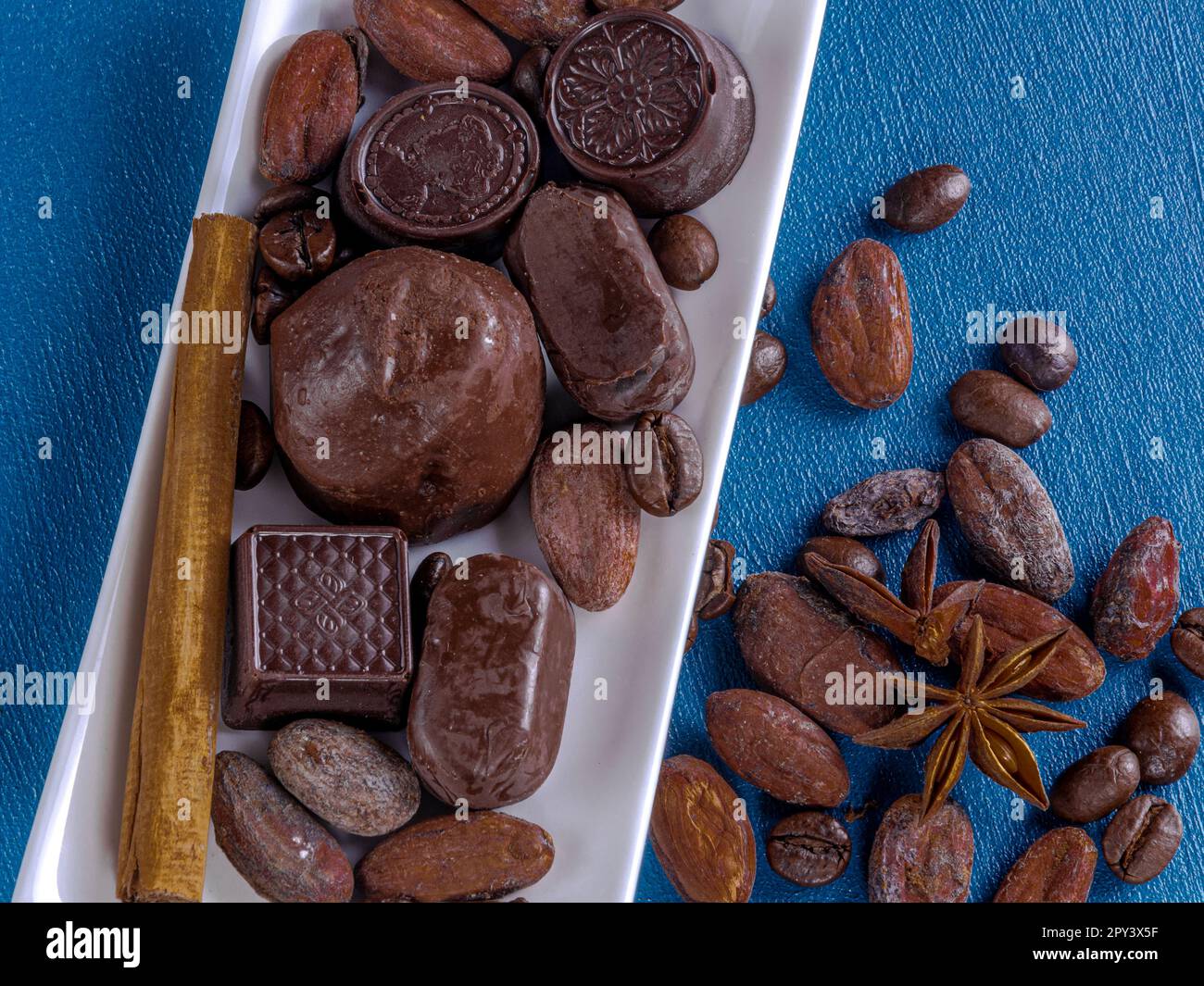 Temtation chocolate praline hi-res stock photography and images - Alamy