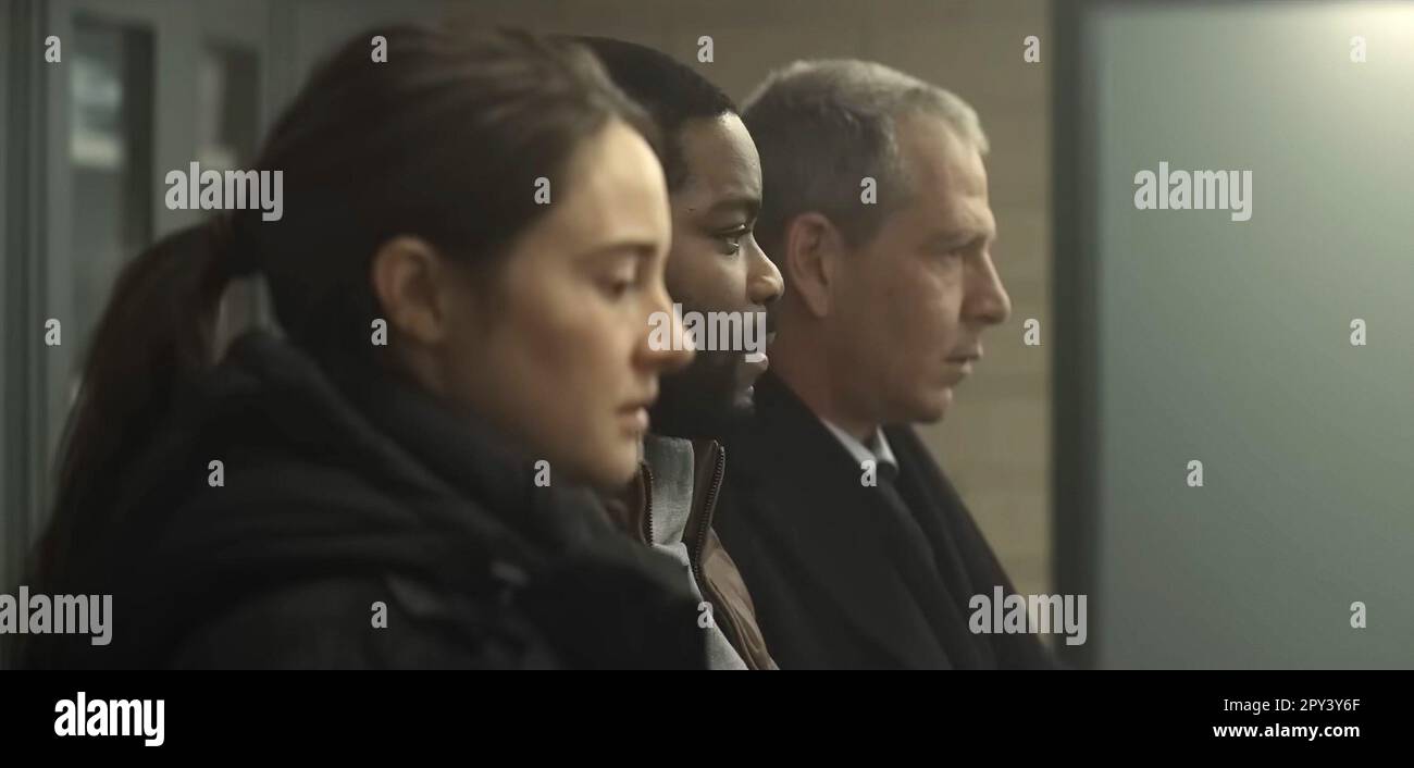 TO CATCH A KILLER, (aka MISANTHROPE), from left: Shailene Woodley, Jovan Adepo, Ben Mendelsohn ...