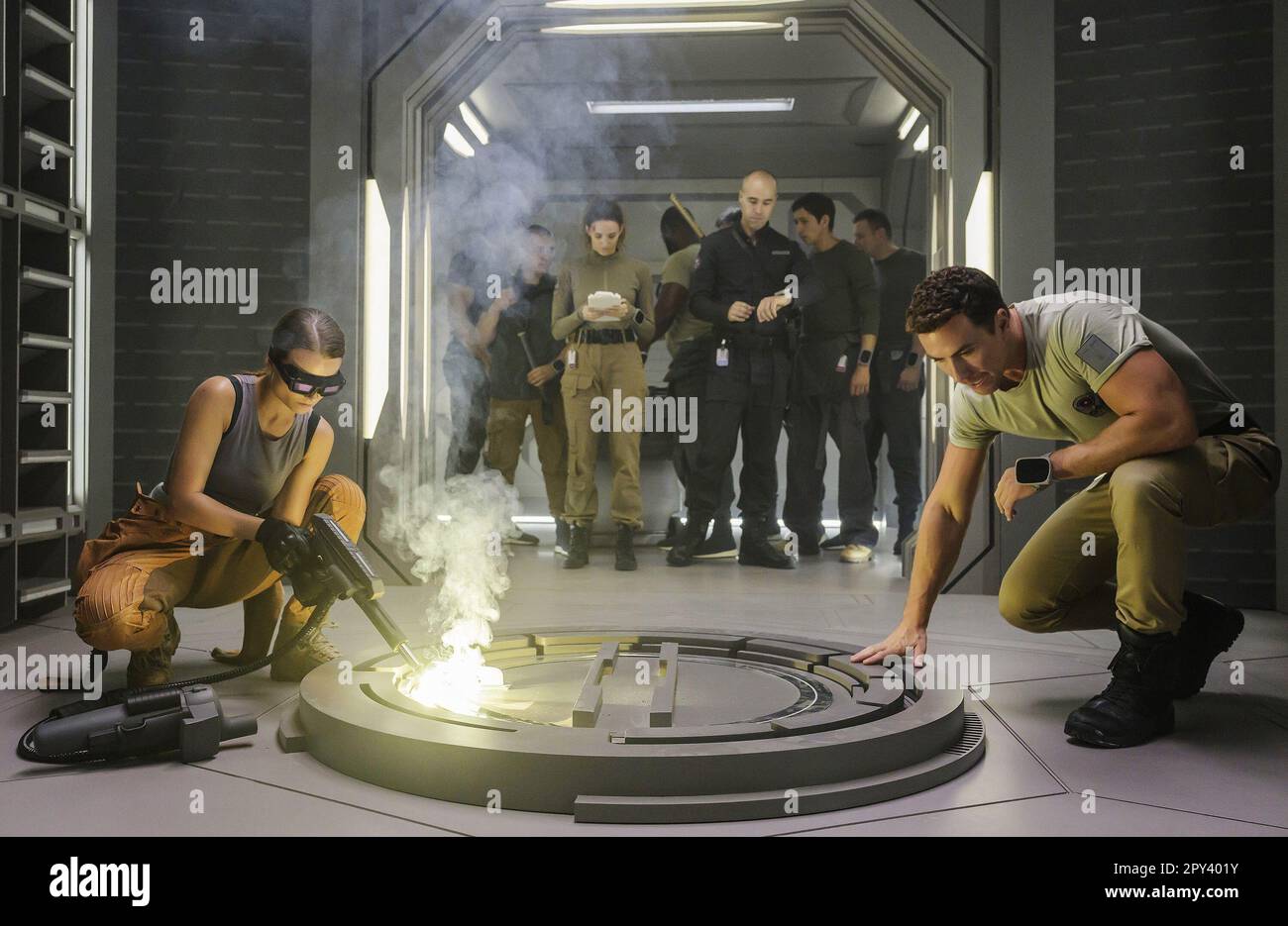 THE ARK, from left: Tiana Upcheva, Christie Burke, Pavle Jerinic ...