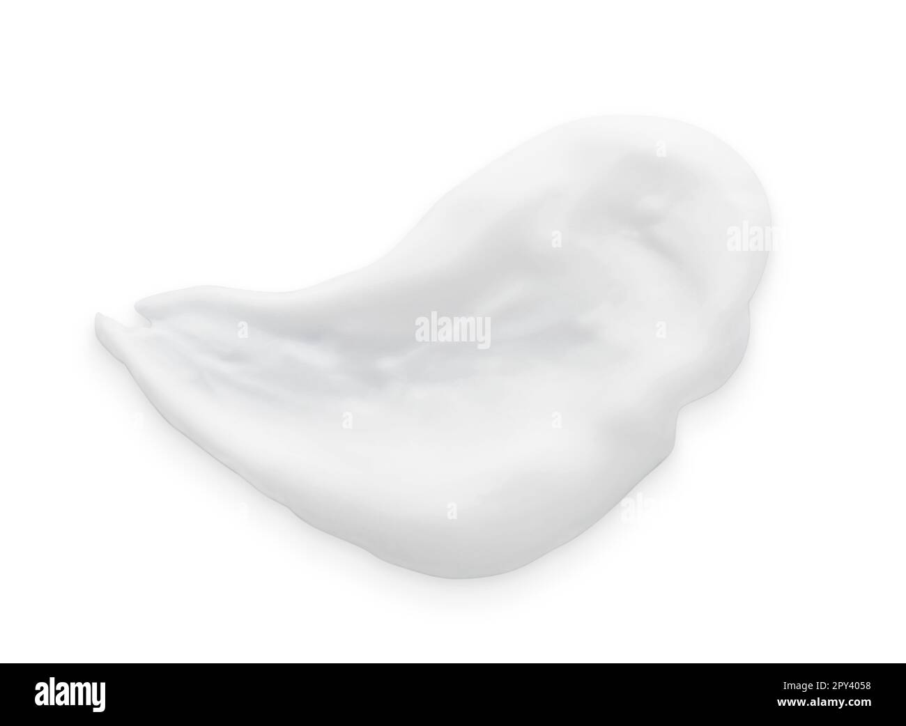 Sample of body cream on white background, top view Stock Photo - Alamy