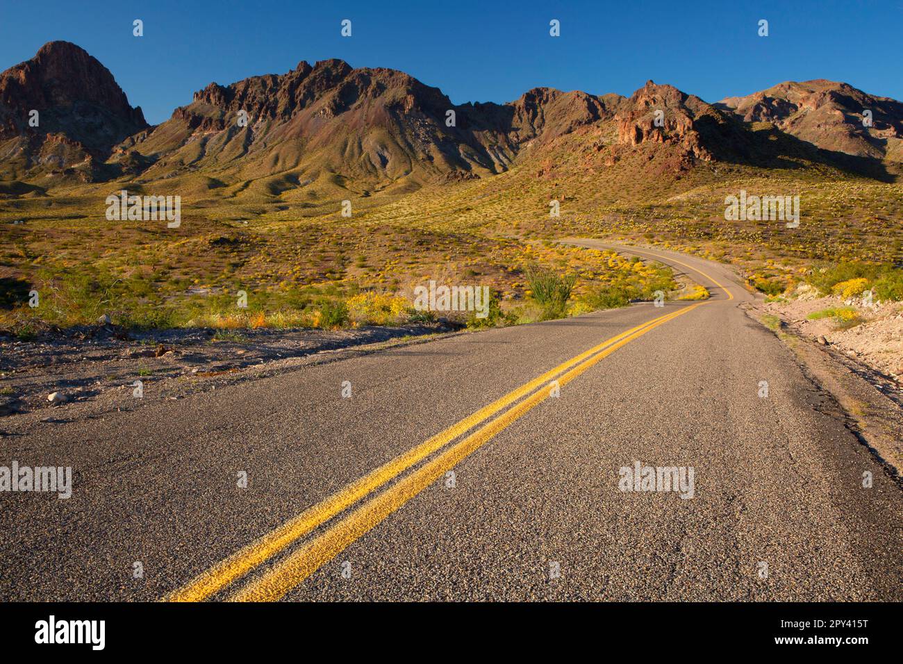 Route 66, Route 66 Historic Back Country Byway, Arizona Stock Photo - Alamy