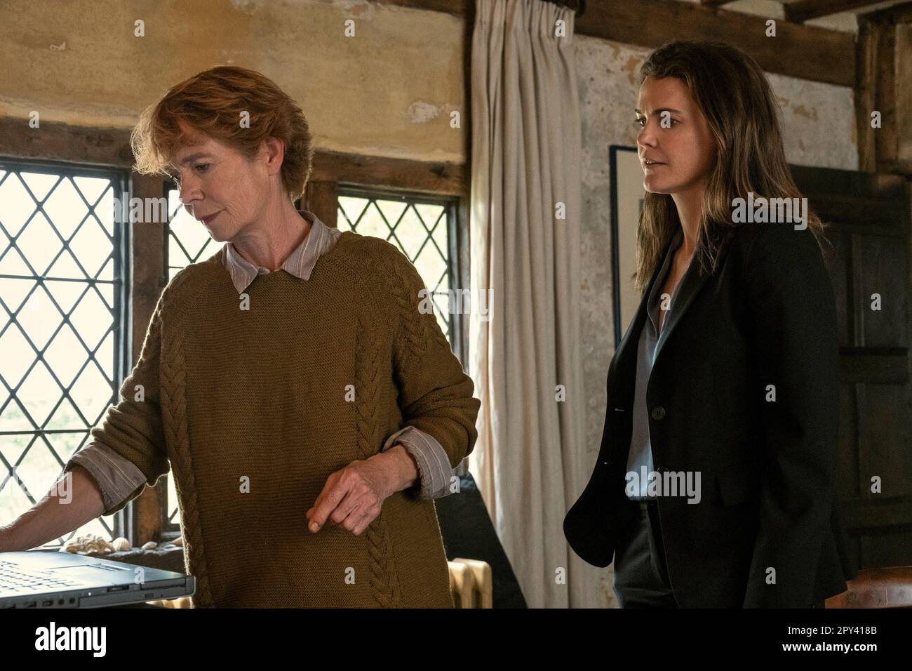 THE DIPLOMAT, from left: Celia Imrie, Keri Russell, Some Lusty Tornado ...