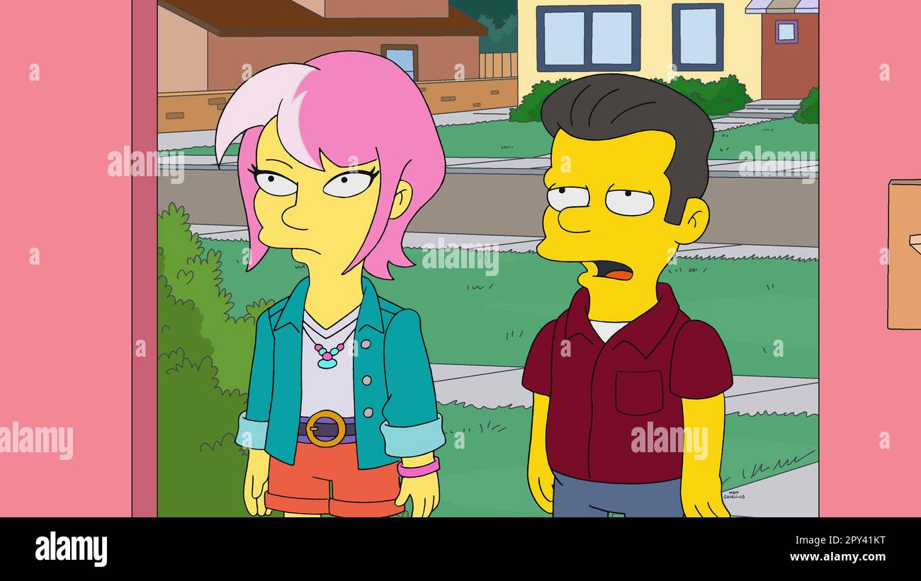 THE SIMPSONS, from left: Mackenzie (voice: Jenny Yokobori), Billy ...