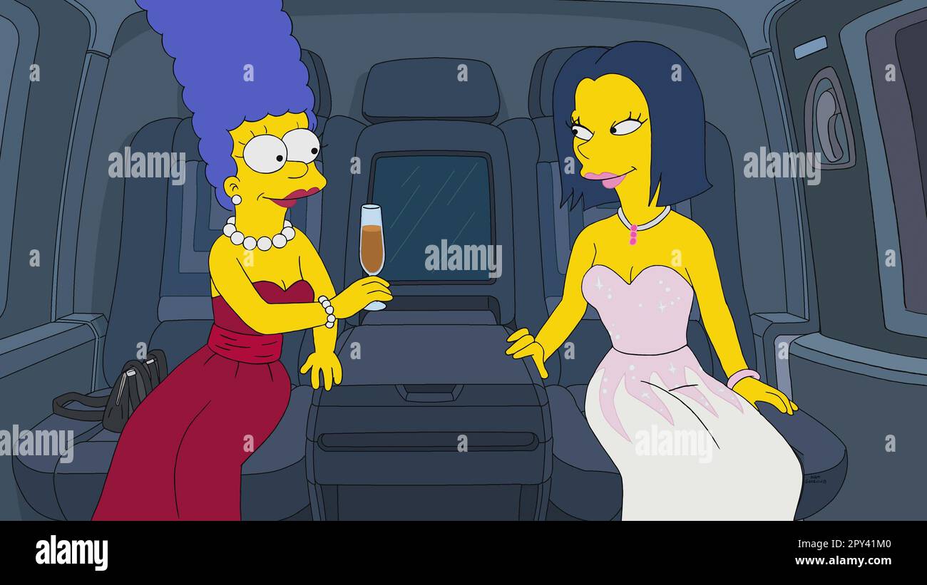 THE SIMPSONS, from left: Marge Simpson (voice: Julie Kavner), Ashlee Starling (voice: Jade Novah ...