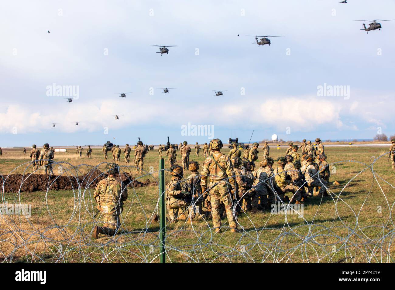 Mihail kogalniceanu air base hi-res stock photography and images - Alamy