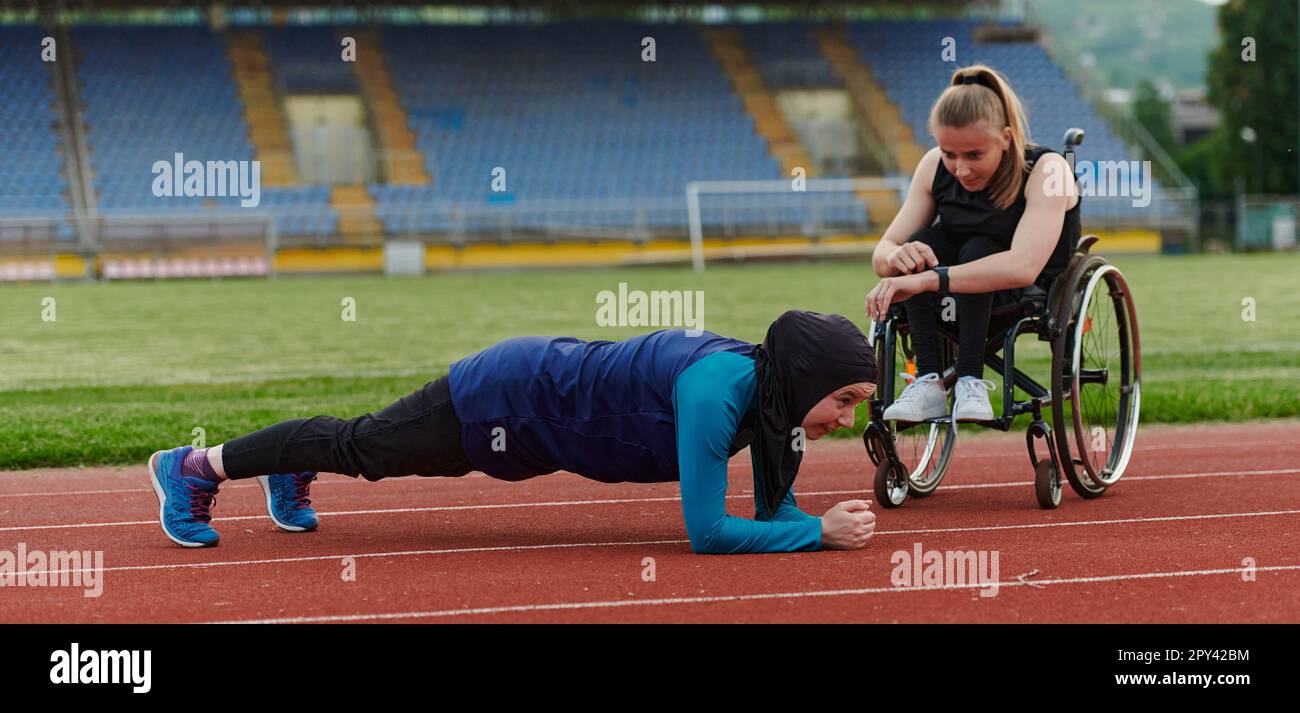 Two strong and inspiring women, one a Muslim wearing a burka and the ...