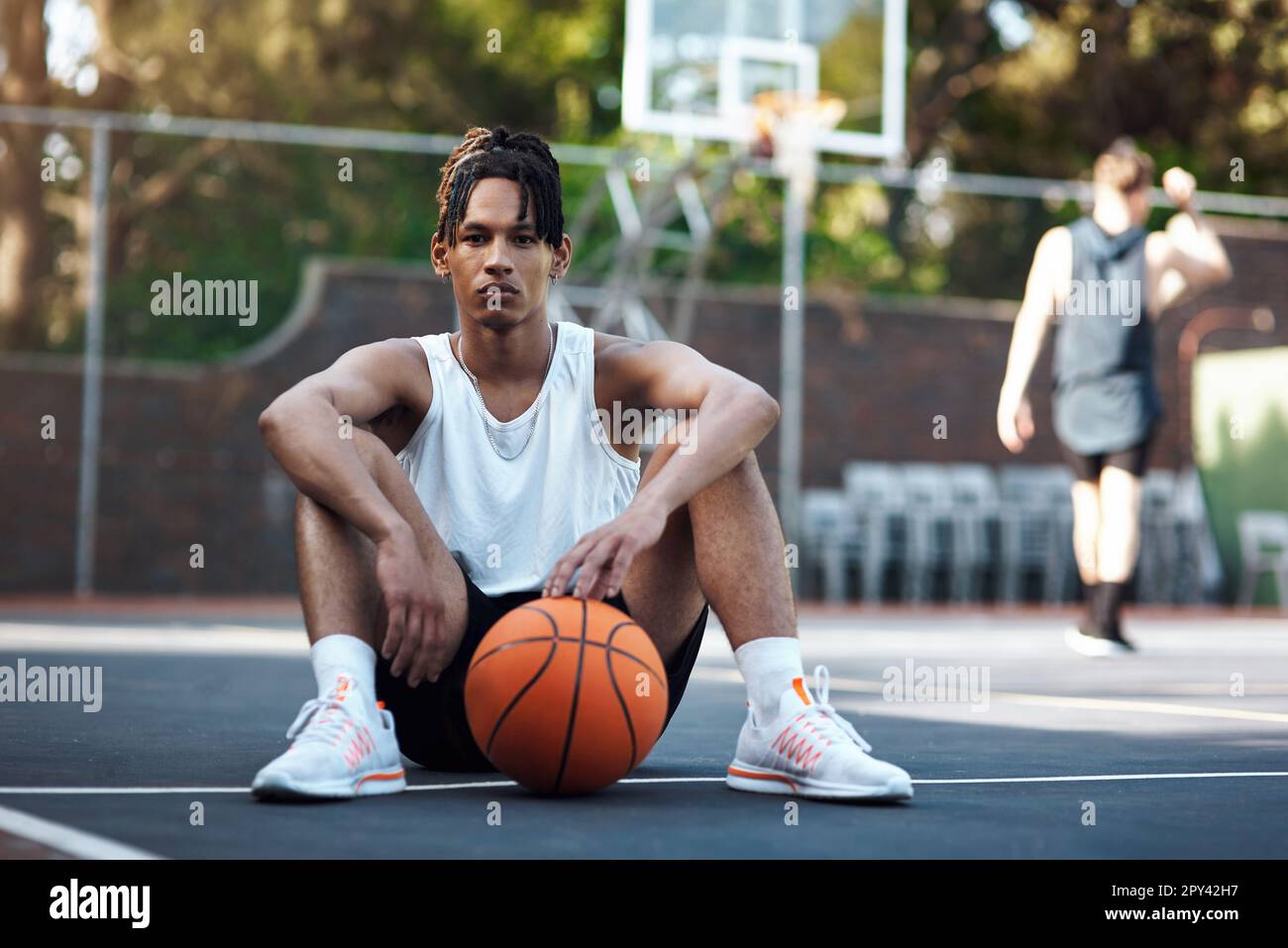 Basketball means everything to me. Portrait of a sporty young man ...