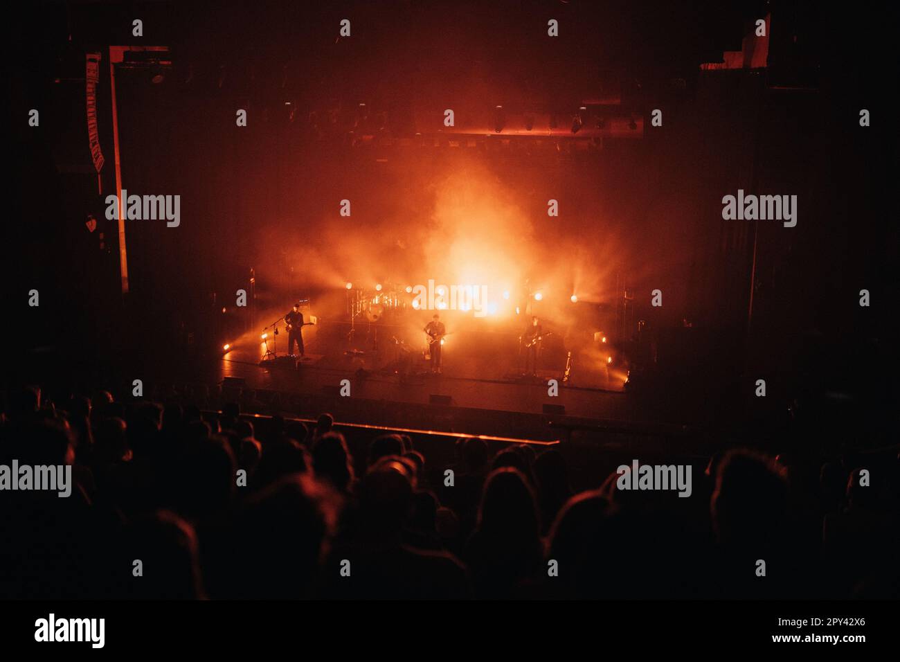 London, UK. 30th April 2023. Novo Amor performing at the Barbican Hall ...
