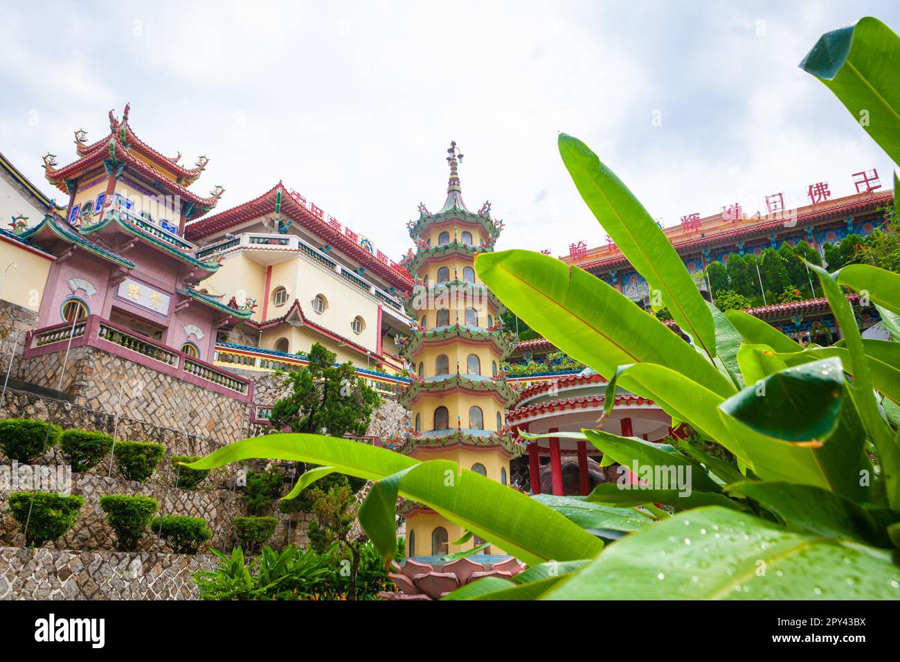 Buddhist Temple of Supreme Bliss Kek Lok Si. One of popular tourist ...